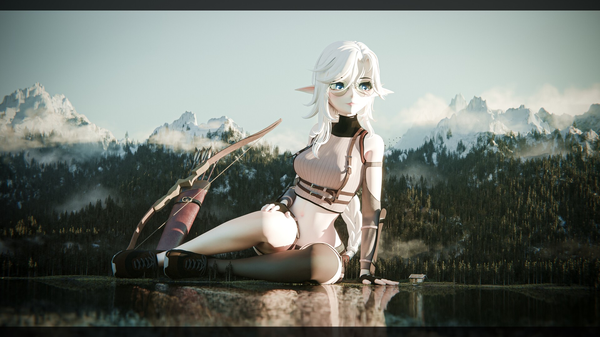 ArtStation - Tranquility Beyond the Peaks