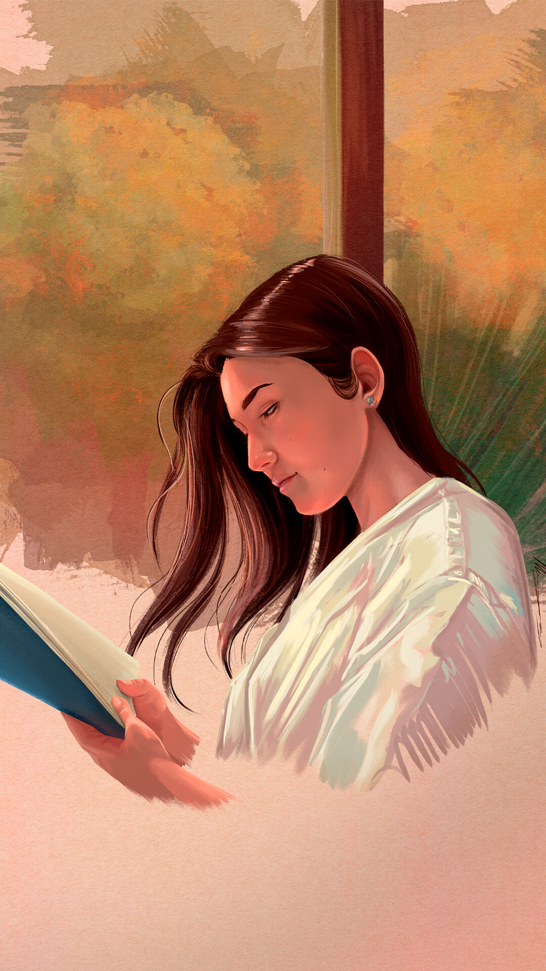 ArtStation - Beauty becomes a brushstroke.