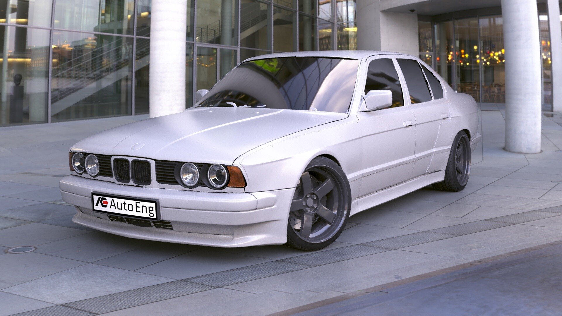 ArtStation - body kit bmw e34