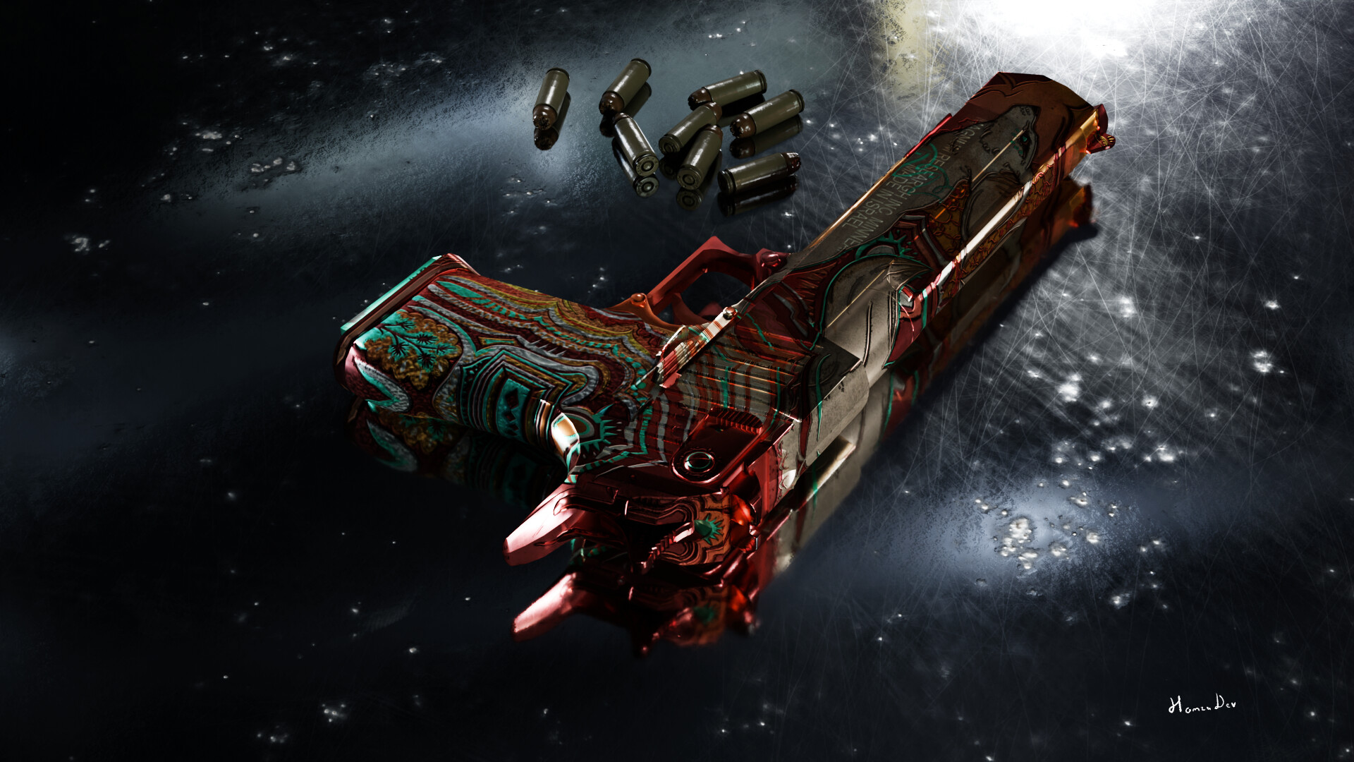 ArtStation - Cs2 Deagle Render - Fennec Fox