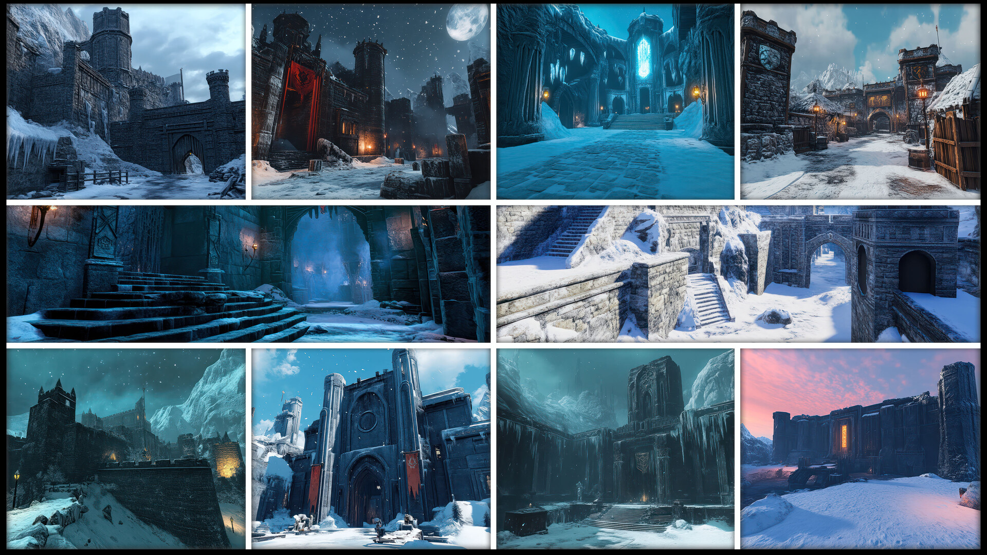 Ferial Concept - 🔹240 Frozen Citadel - Environment Concept Reference ...