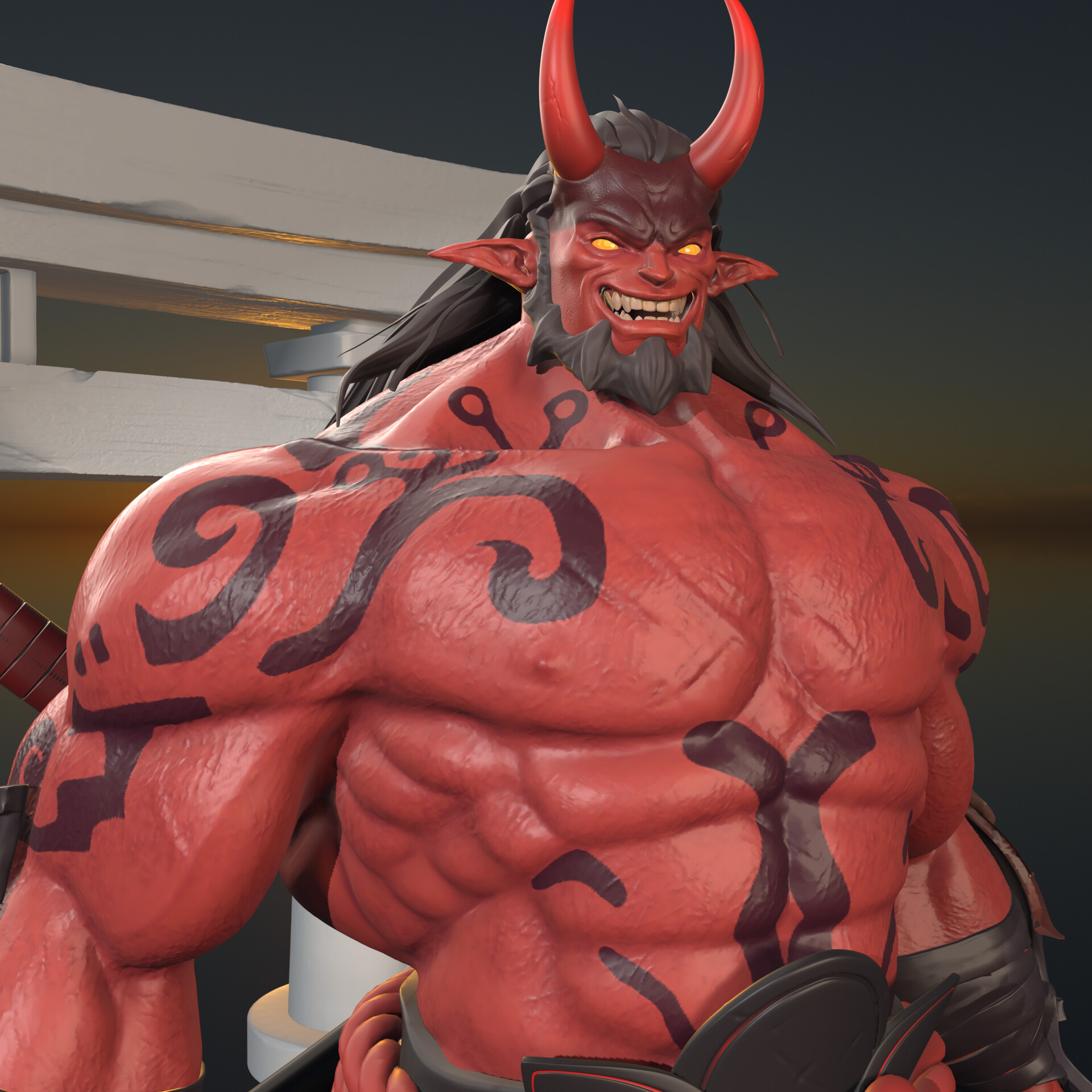 ArtStation - Stylized Oni