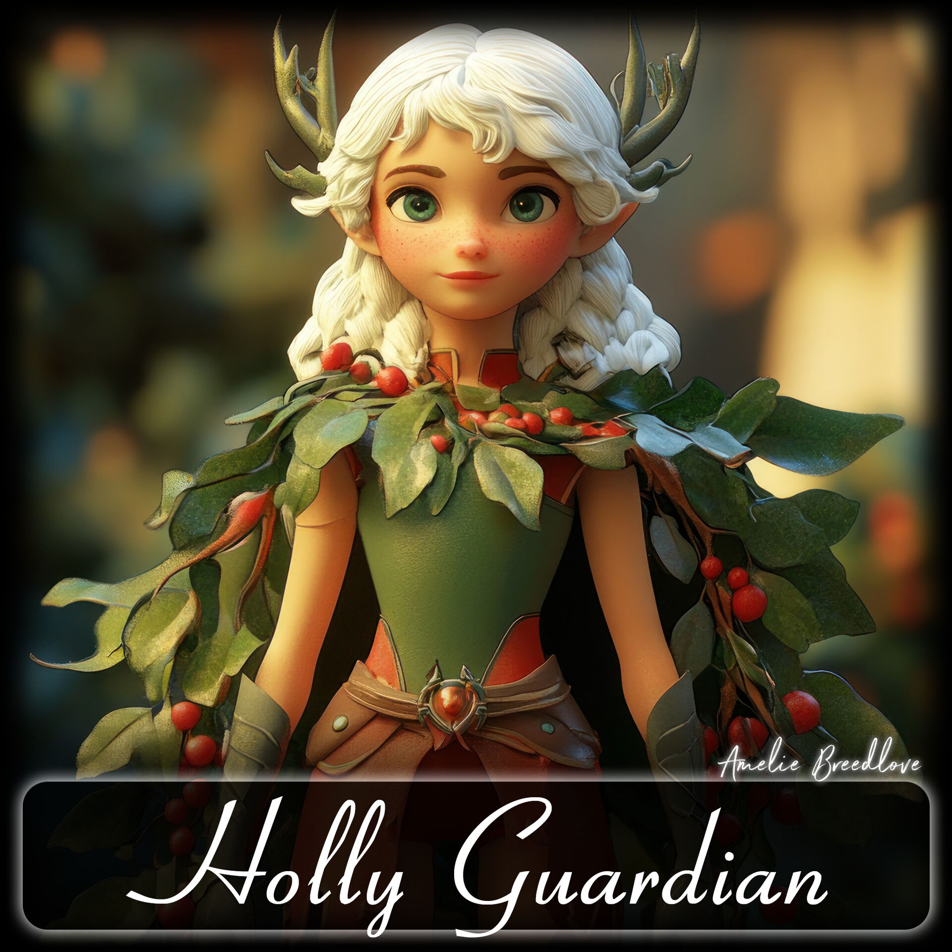 ArtStation - 200 Holly Guardian Reference Pack | 4K | v.7