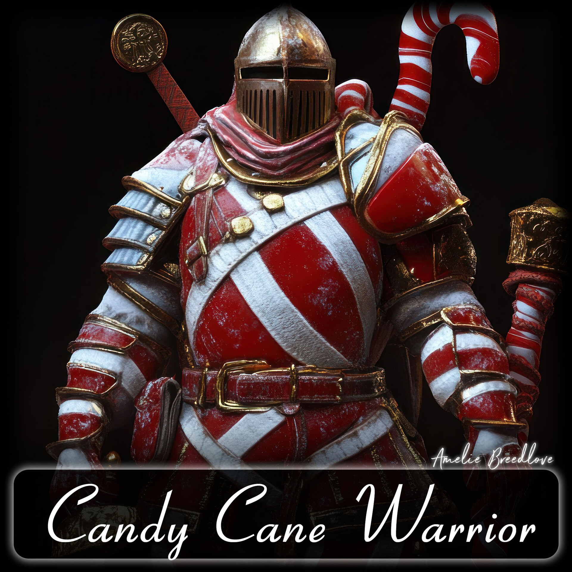 ArtStation - 200 Candy Cane Warrior Reference Pack | 4K | v.11