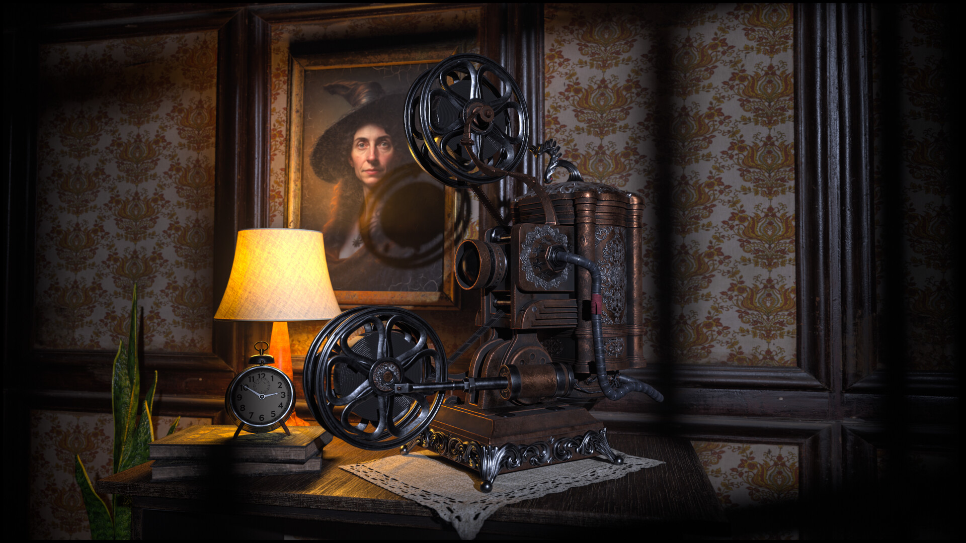 ArtStation - Antique Kinetoscope Projector | retro media
