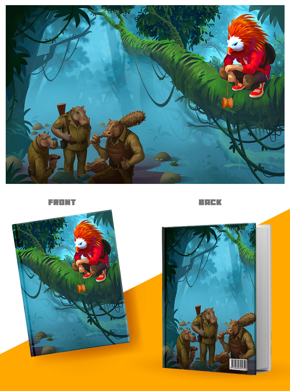 ArtStation - "BOOK COVER"