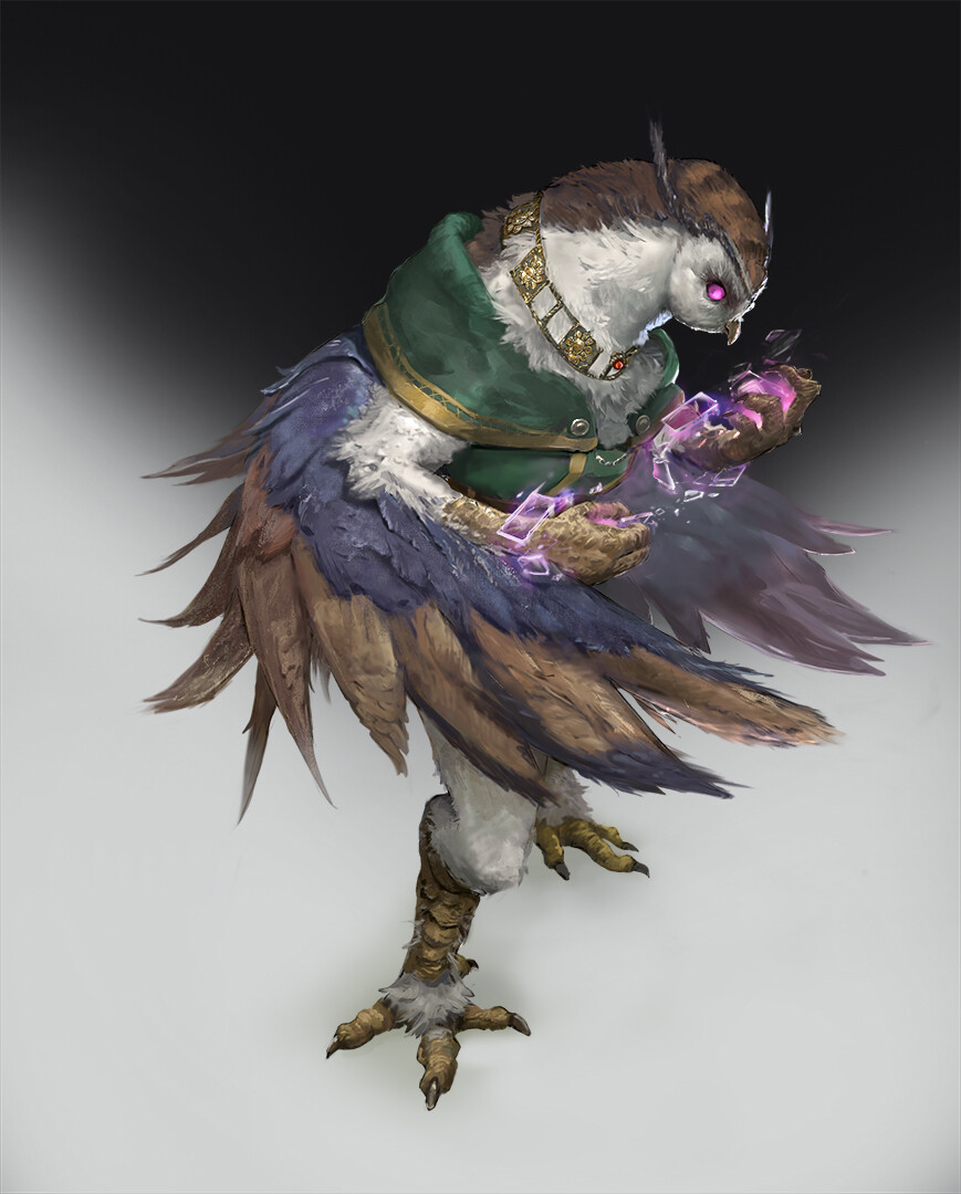 ArtStation - Owlkin Commission