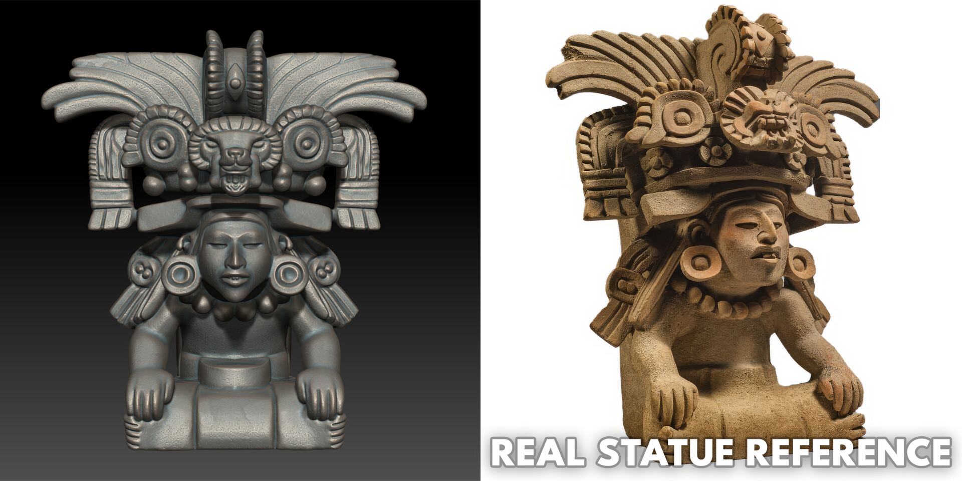 3D Models by 3D Landscape - Ancient Mayan Statue Collection 241231 - 3D ...