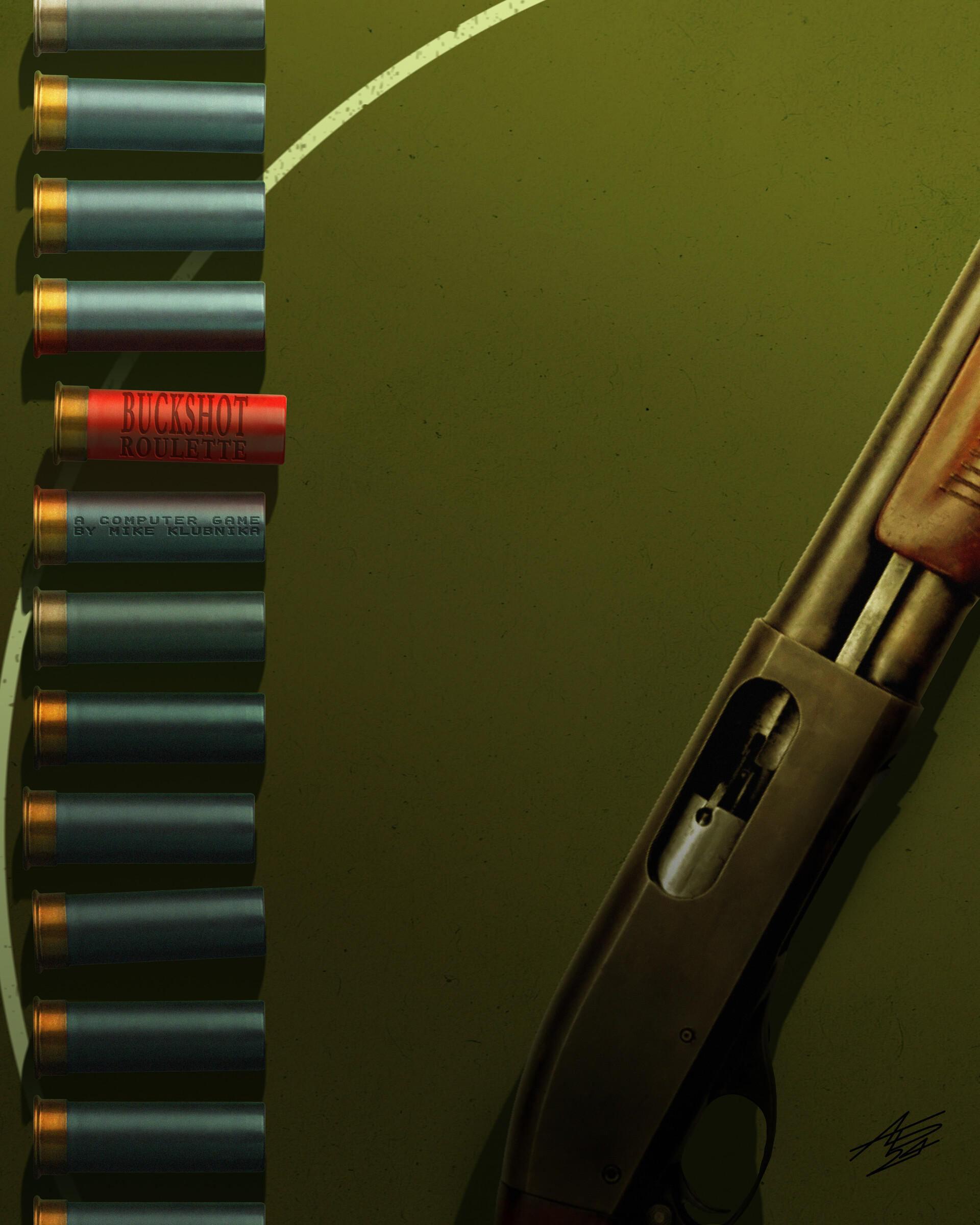 ArtStation - Buckshot Roulette Poster