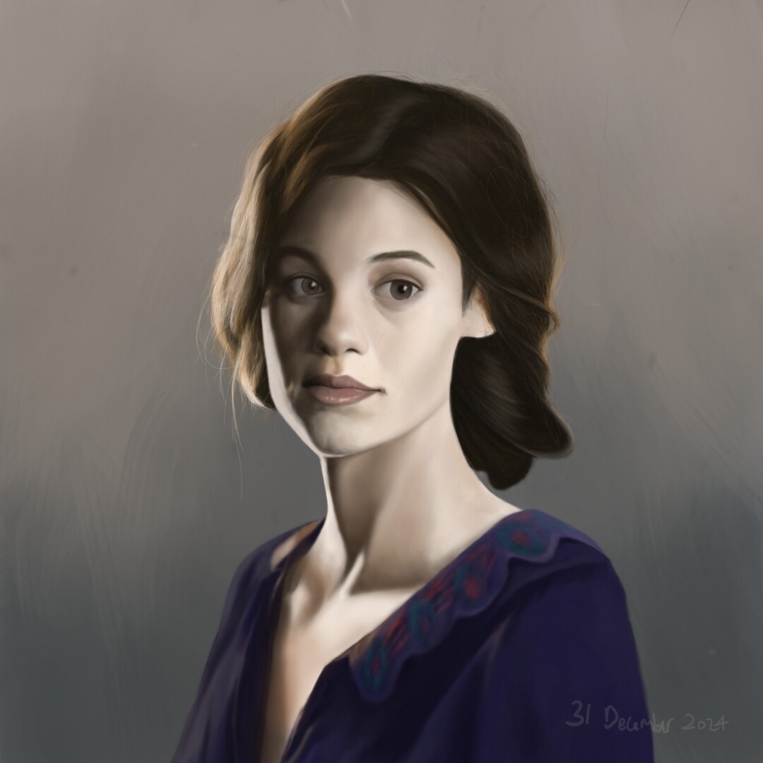 ArtStation - My current realism portrait in 2024