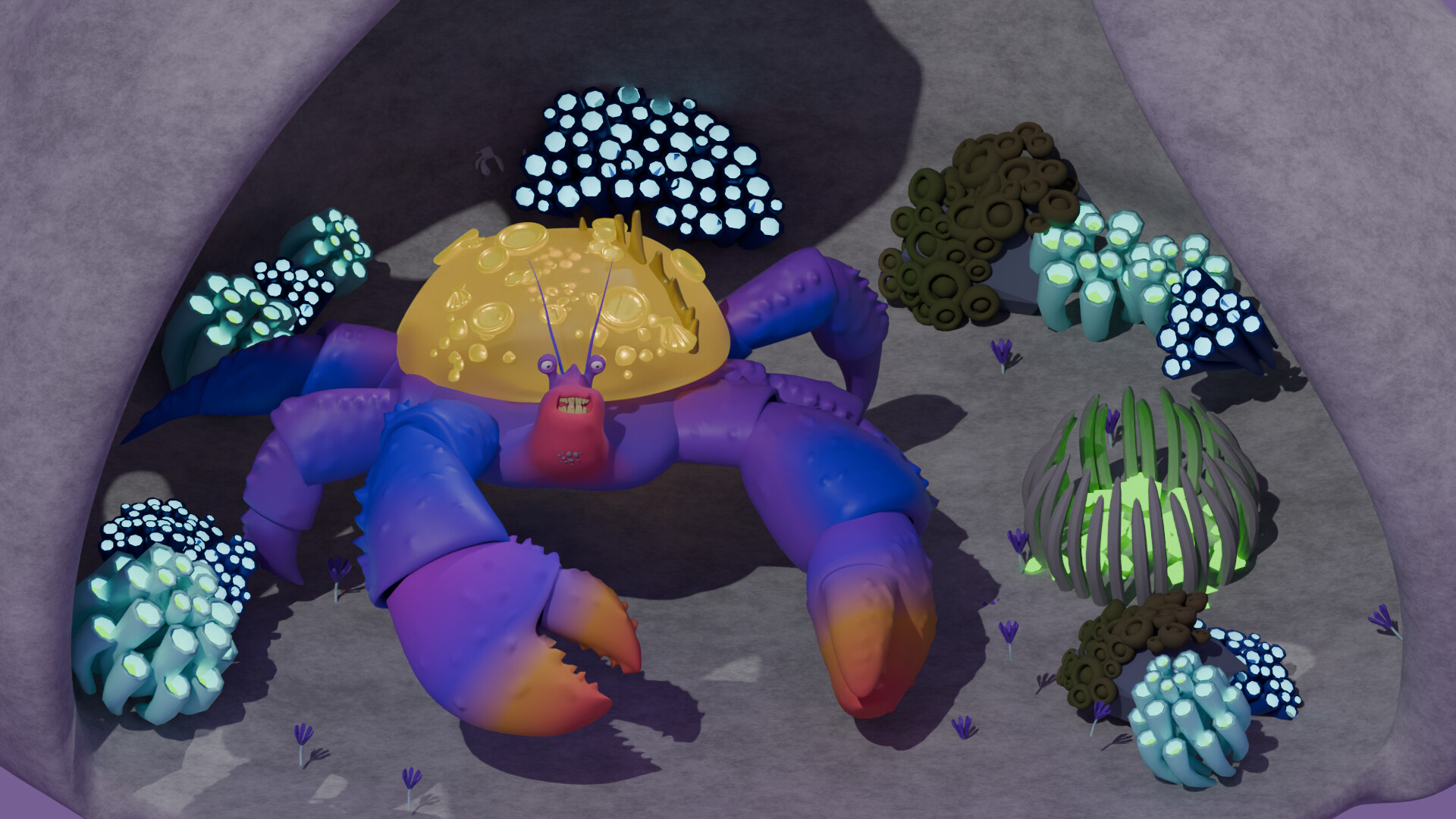 ArtStation - Disney Tamatoa 3D modeling