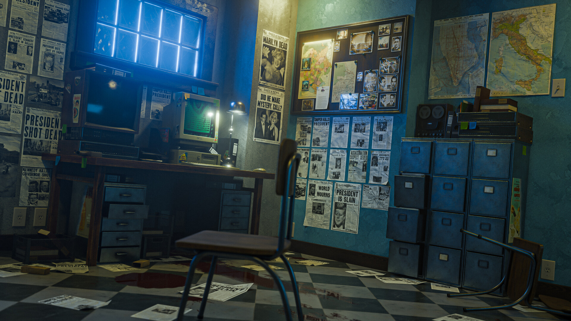 ArtStation - A Detective Room