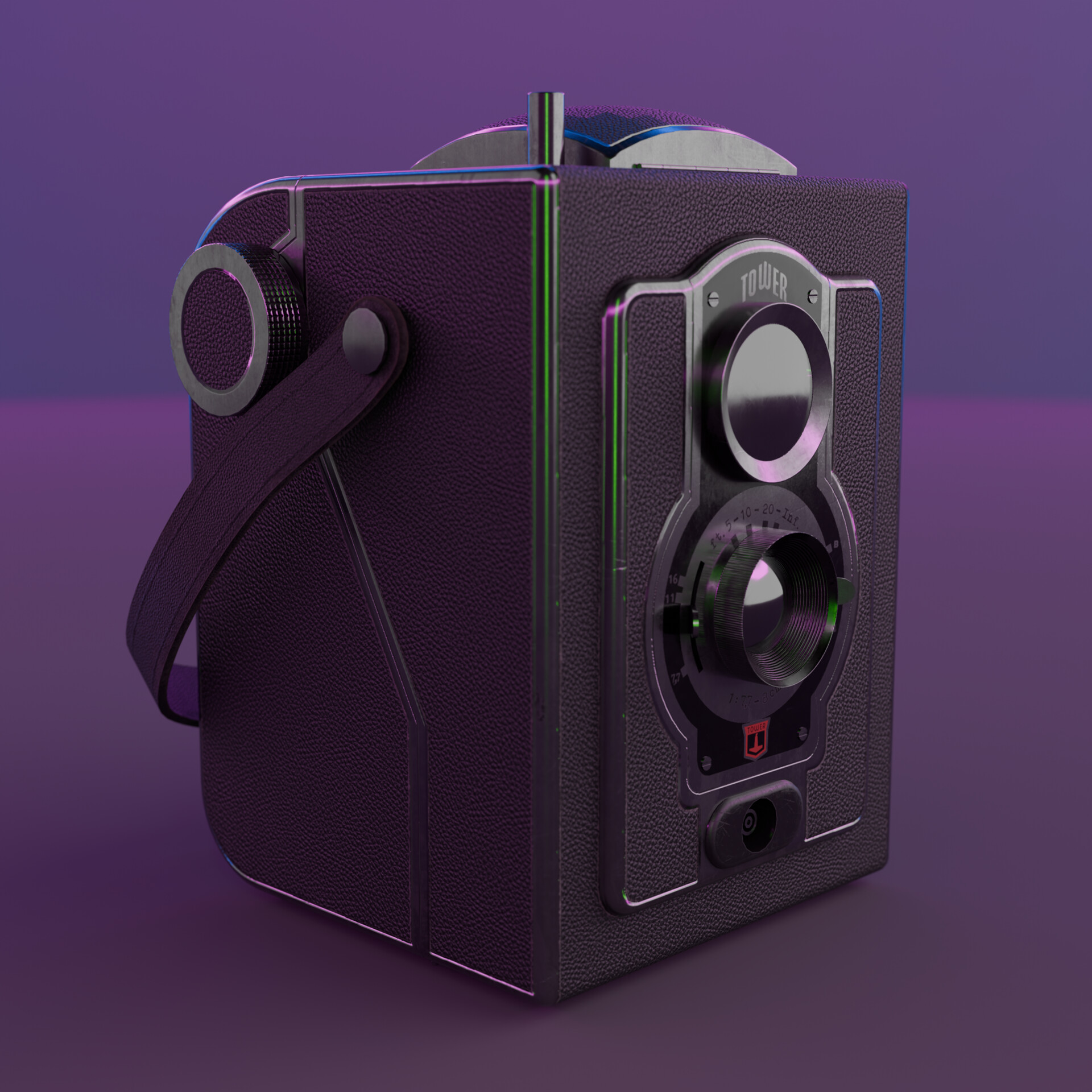 David L. Lemieux - Vintage Camera Sears Roebuck Tower 120 Flash (1953)