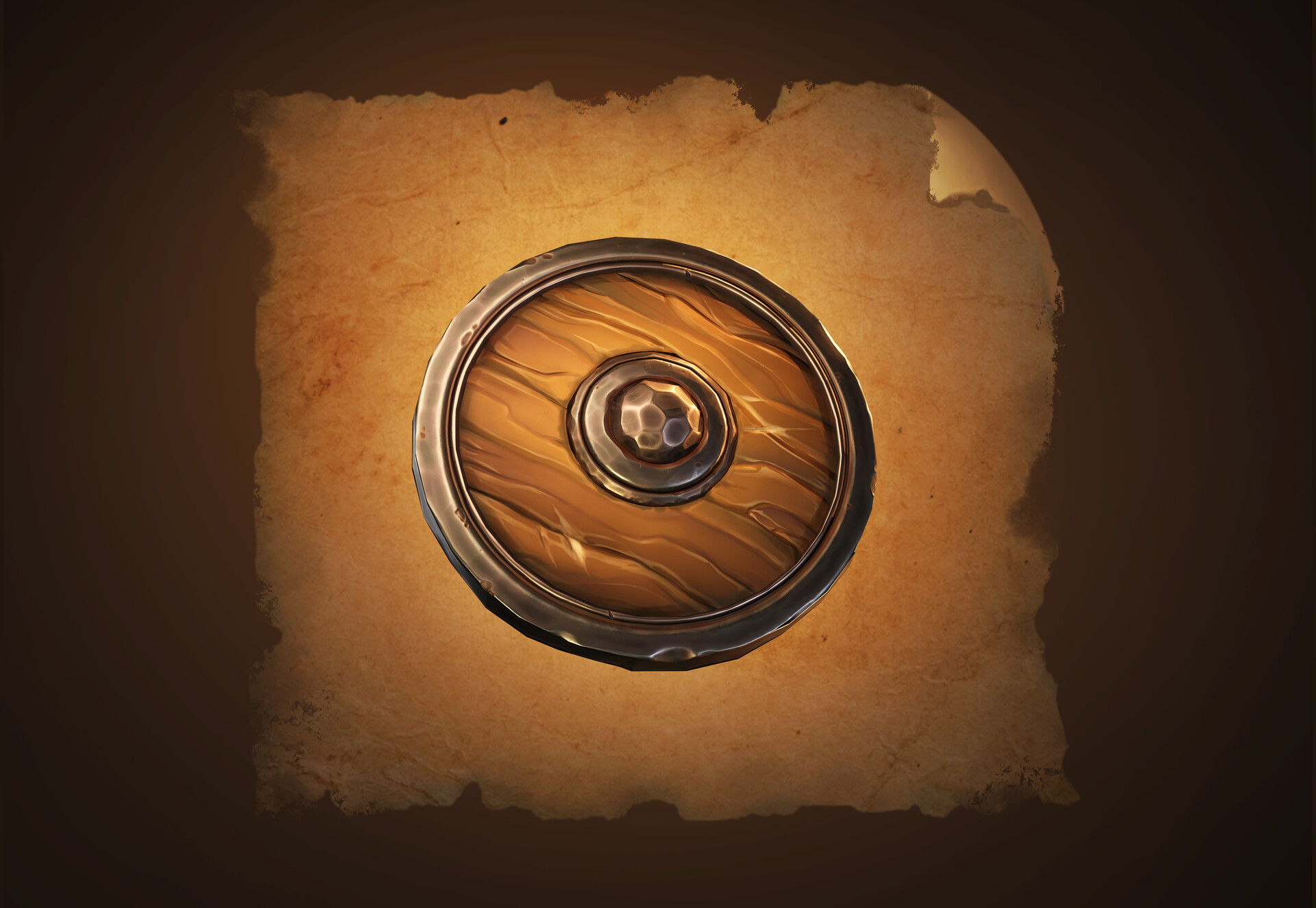 ArtStation - Stylized Shield 3d