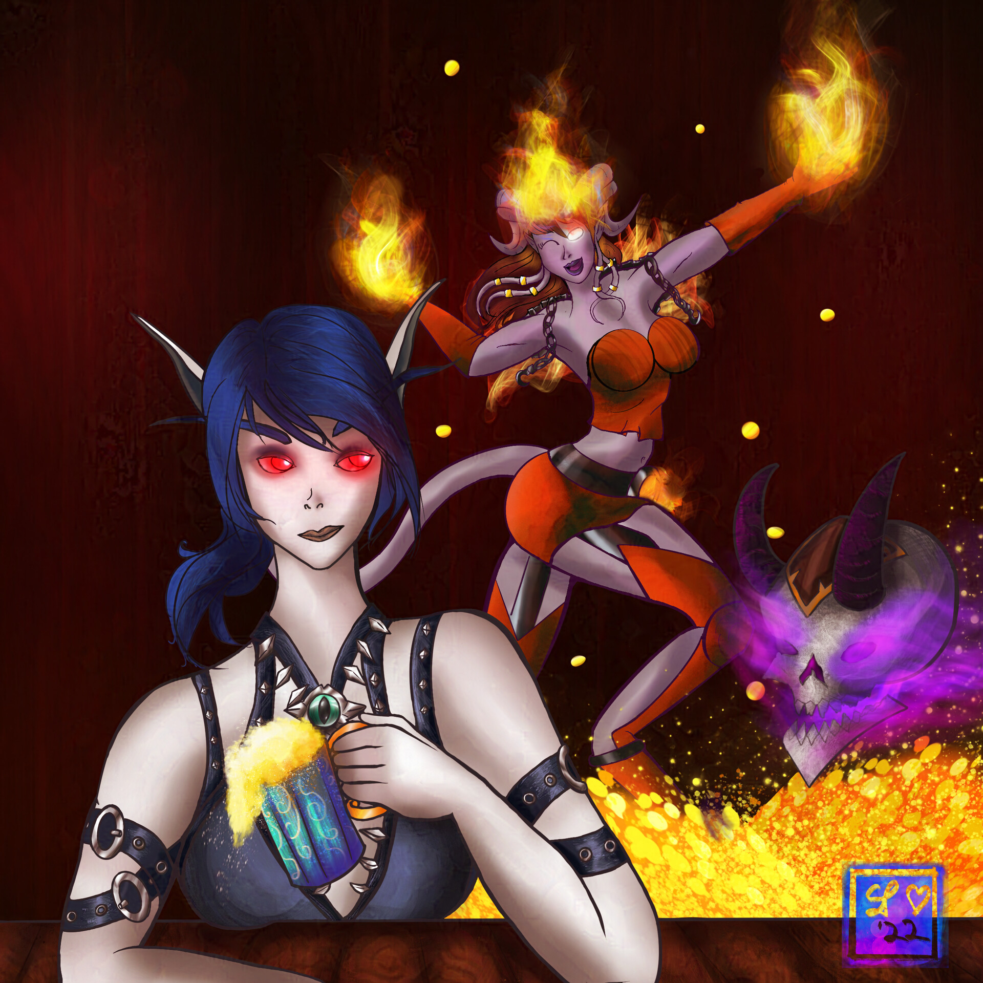 ArtStation - The Fel and the Flame