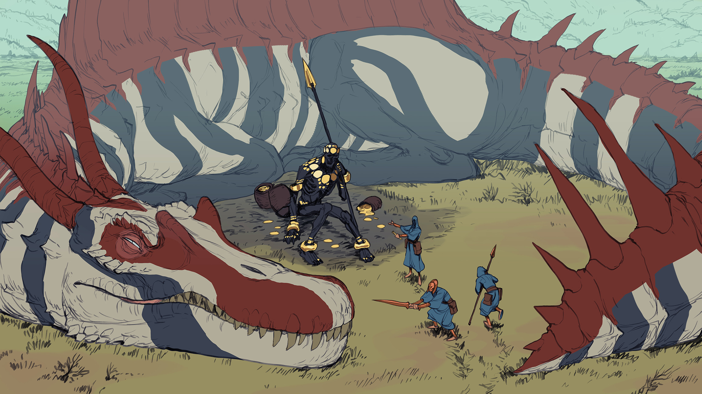 Matt Rhodes - DEAD gODS - Dragons in context