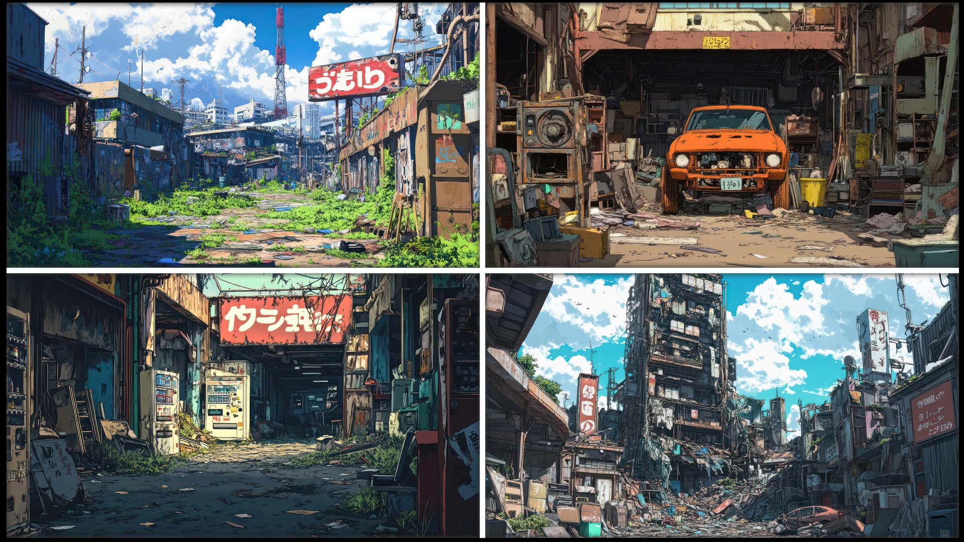 Ferial Concept - 🔹240 Junkyard - Anime Concept Reference Image Pack v ...