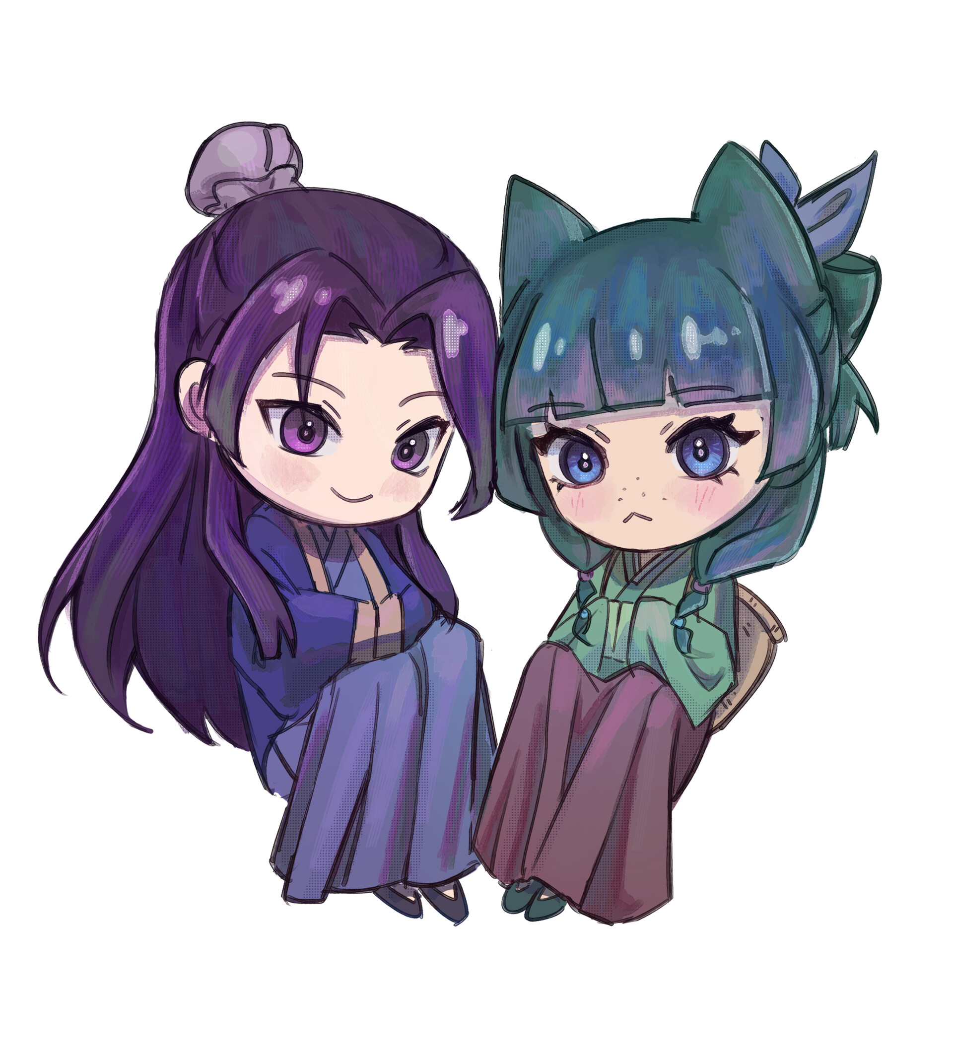 ArtStation - Maomao x Jinshi Chibi