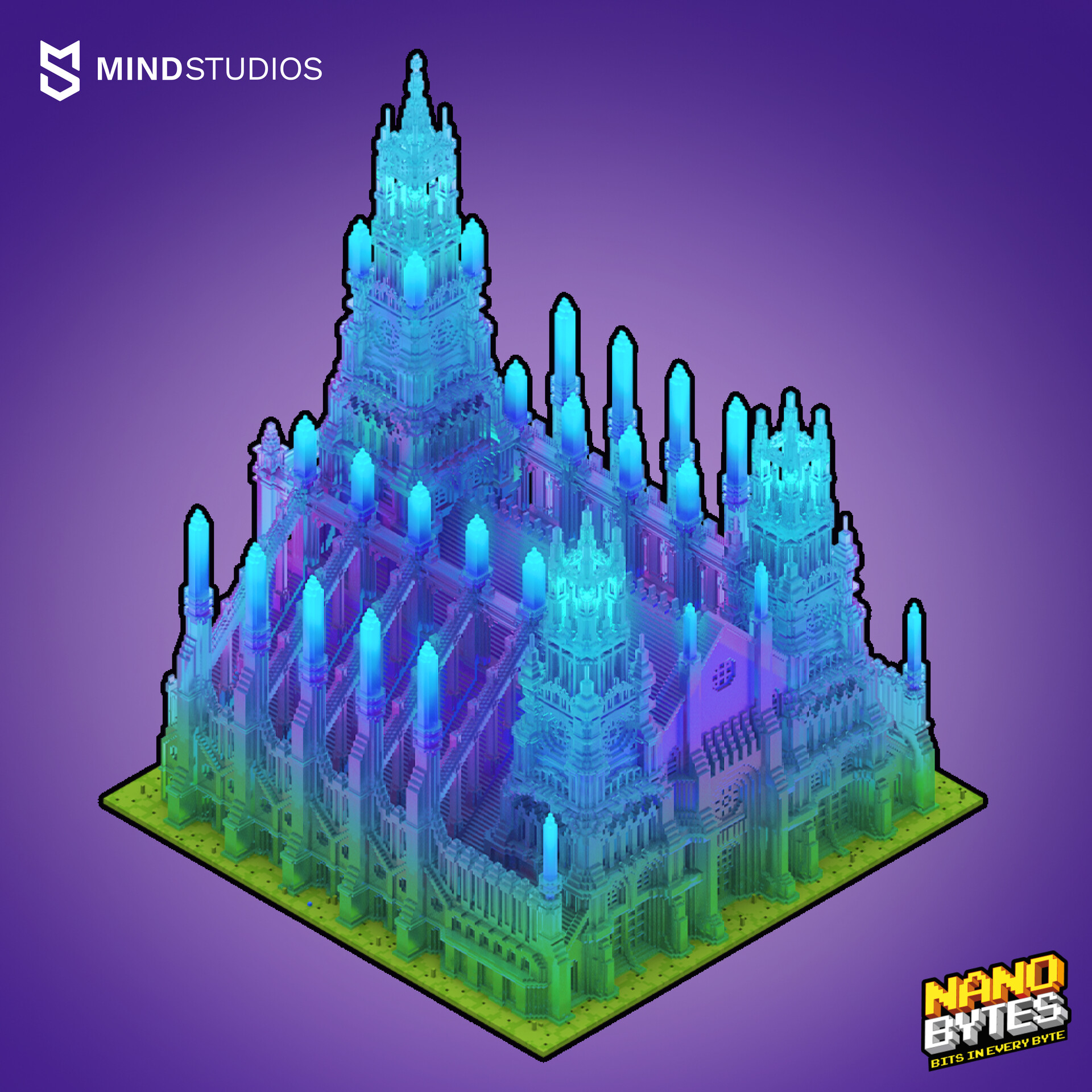 Mind Studios Games - Voxel Cathedral @ NanoBytes: ByteWorld