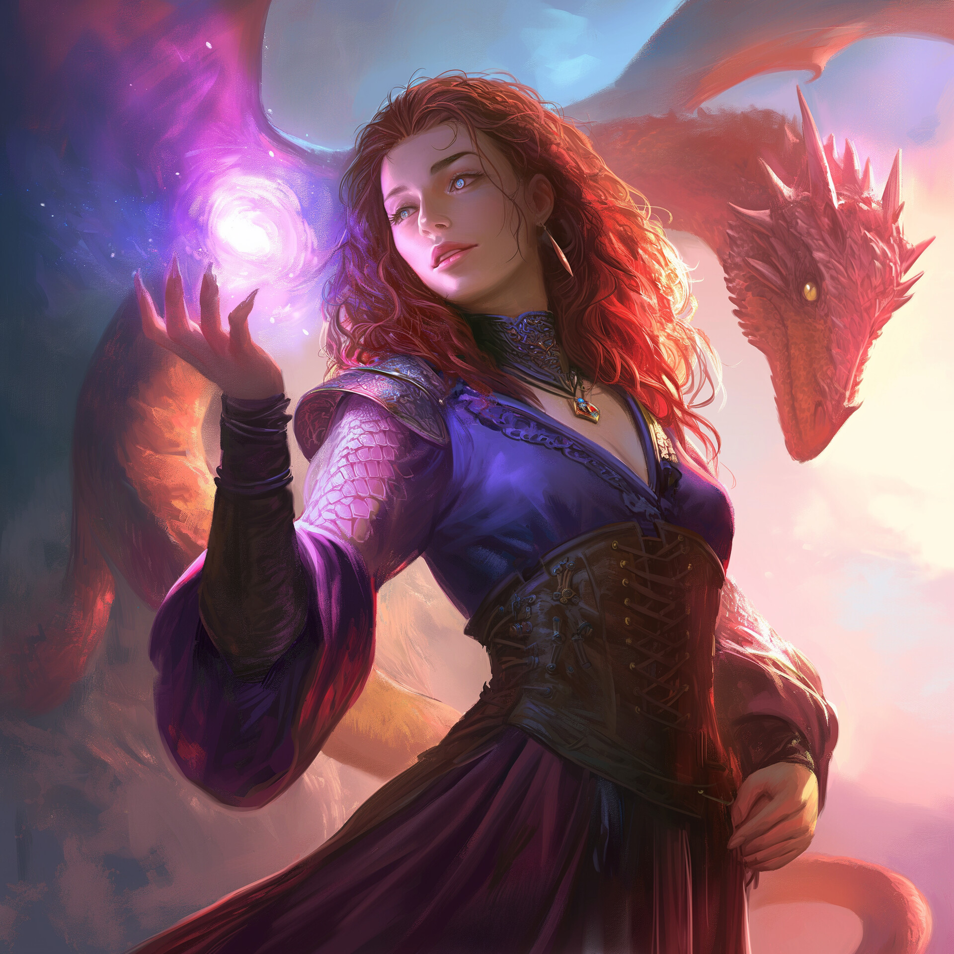 ArtStation - Discarded Draconic Sorcerer Class extra AI Art - AI Gallery