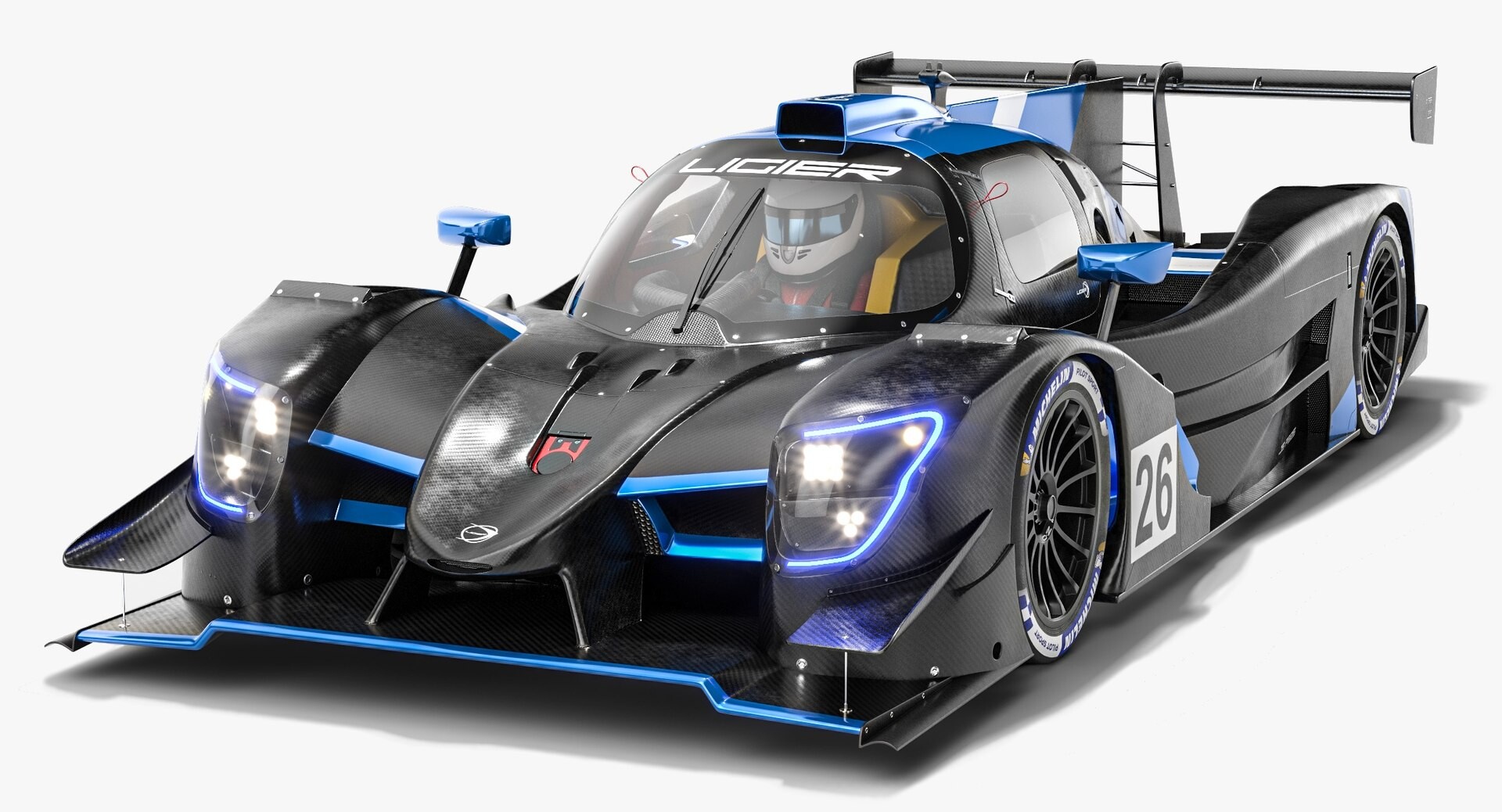 OpticalDreamSoft - Ligier JS P325 LMP3 Season 2025 Race Car PBR 3D model