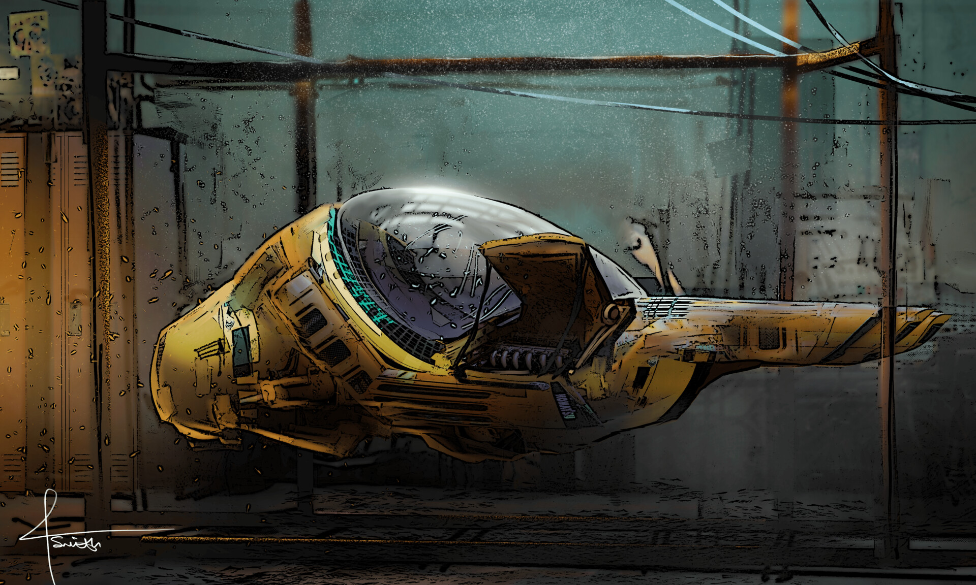 ArtStation - Shuttle repairs