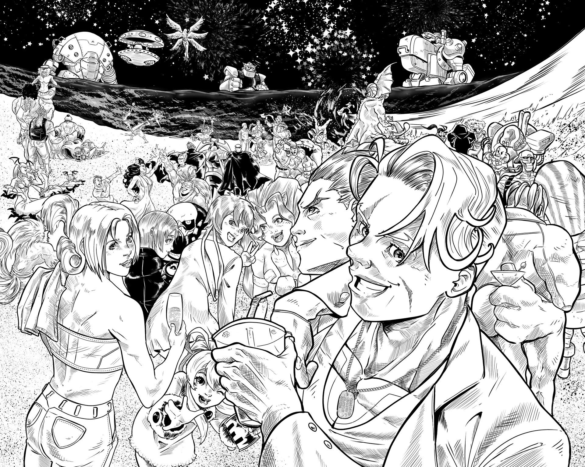 Rock Alves - New Year's Udon Poster