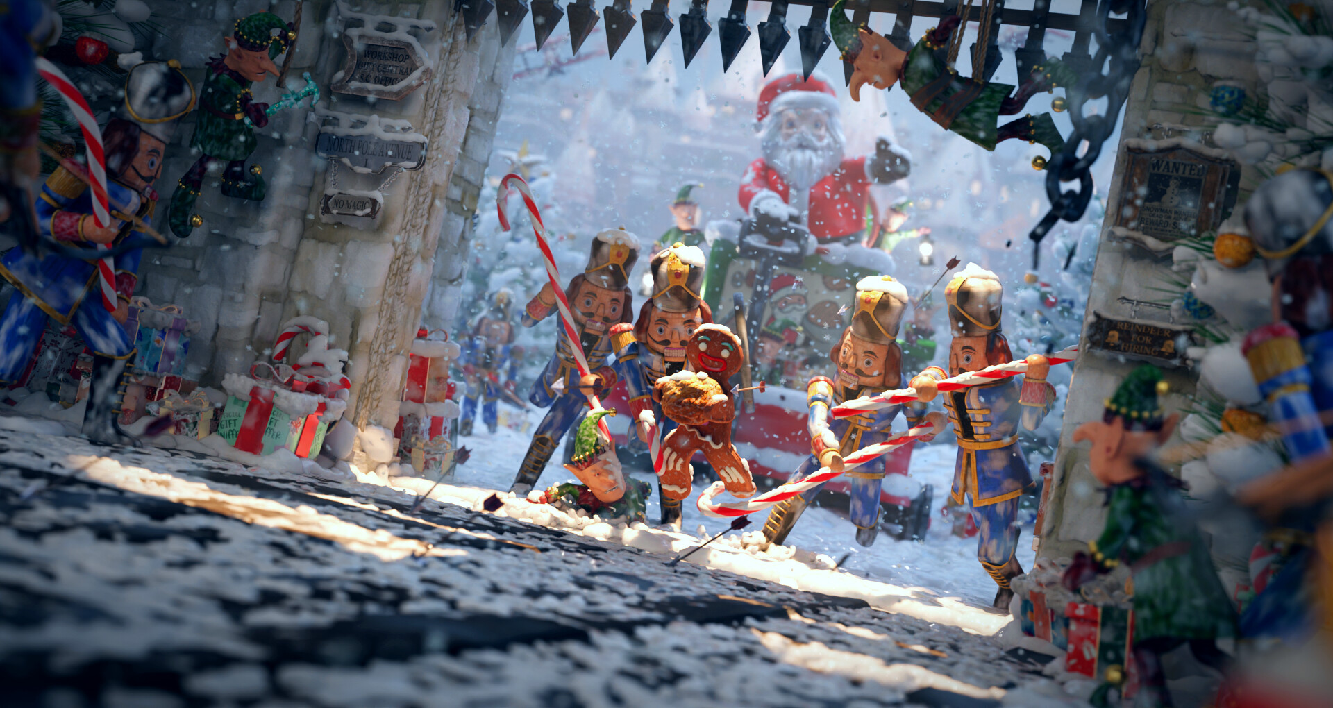 ArtStation - Christmastide Pursuit