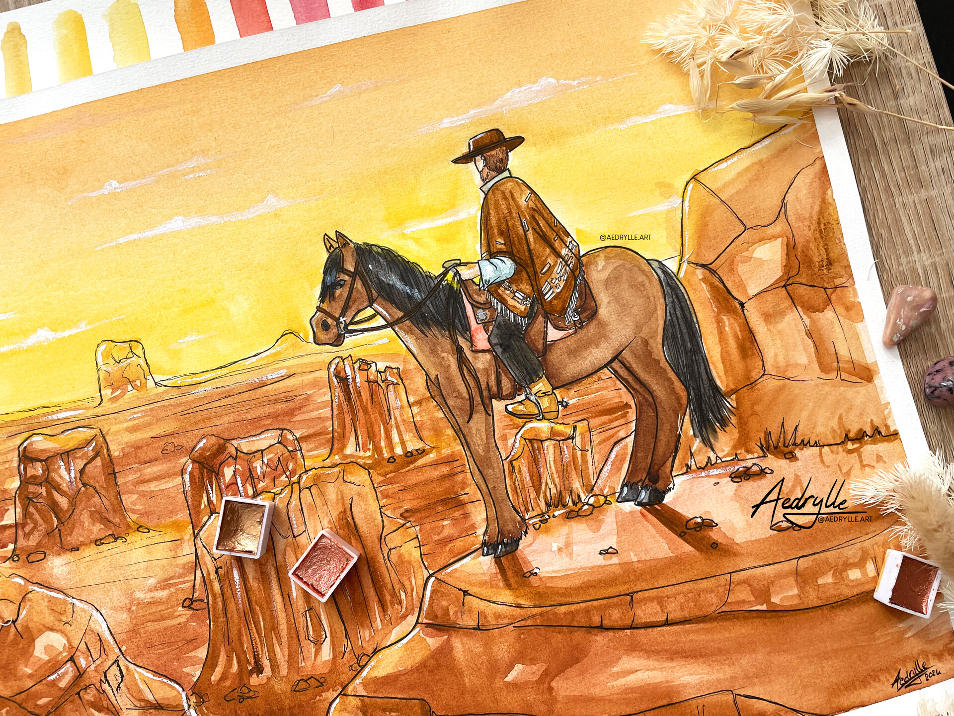 ArtStation - Western Sunset