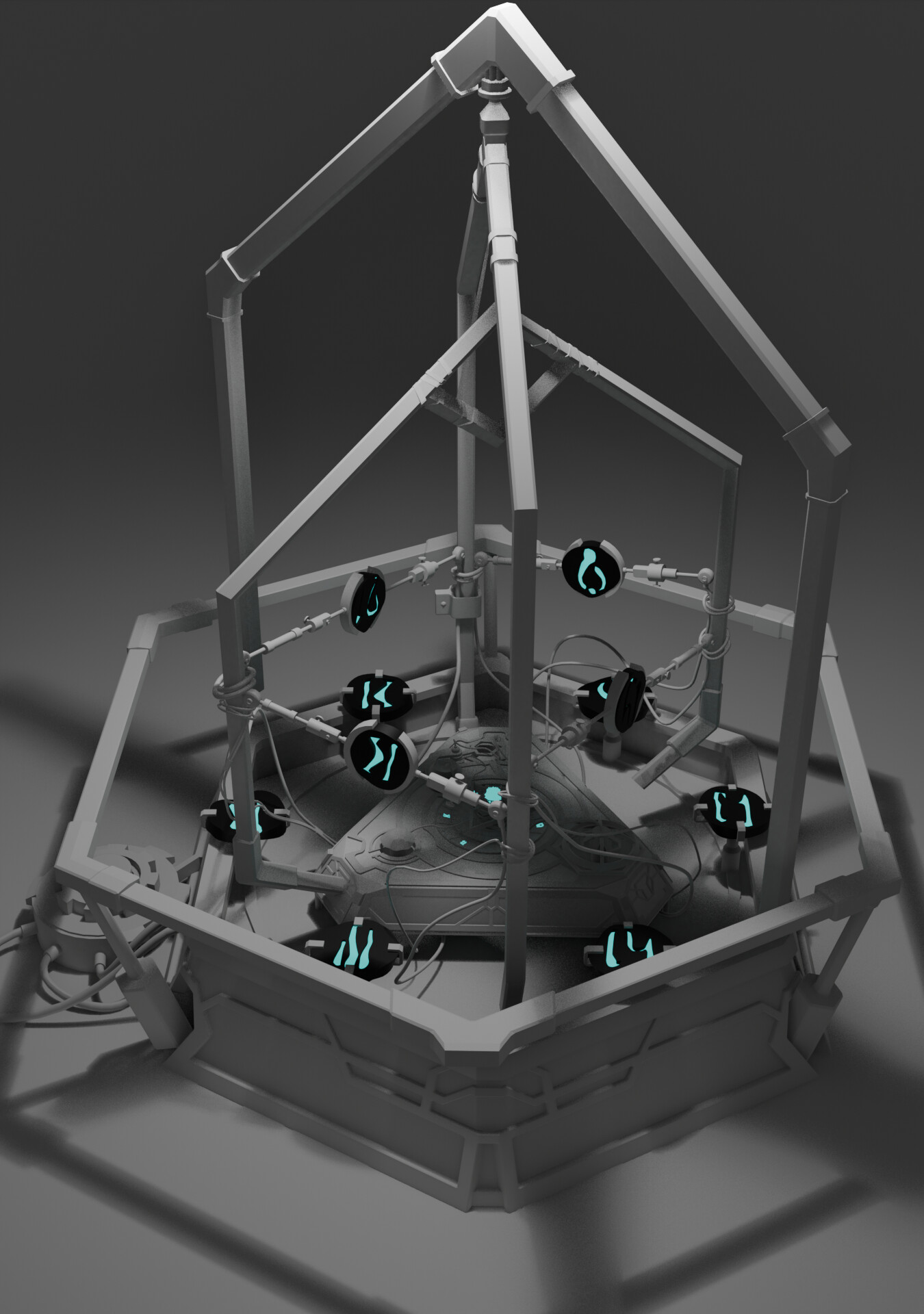 ArtStation - Hextech cage model for Rebull x Arcane