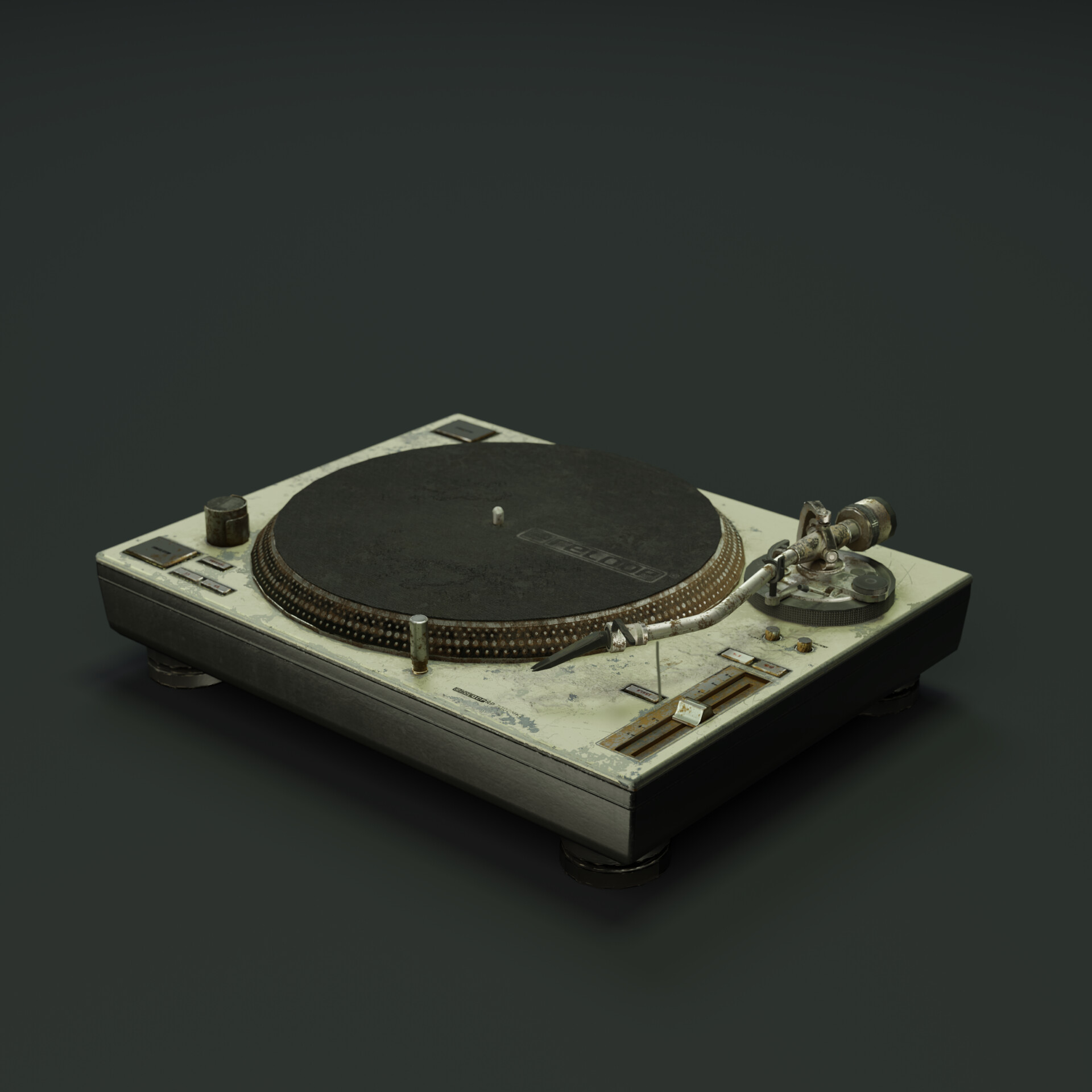 ArtStation - 3D Model of a Vinyl Player