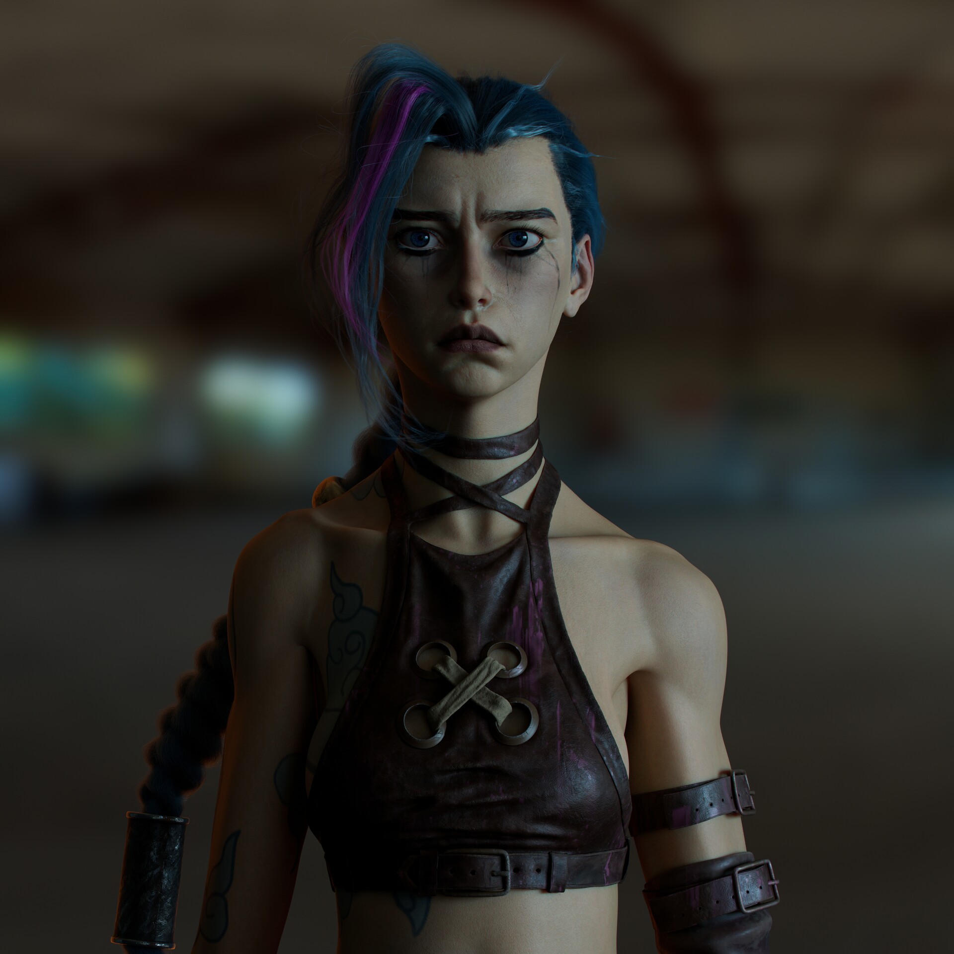 League Of Legends Jinx Render