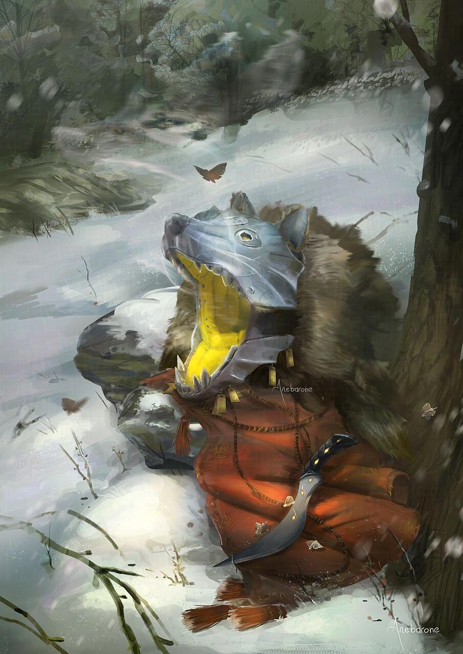 ArtStation - DnD Equipment art | Bloodsilver Helm and Assassin Moth Blade