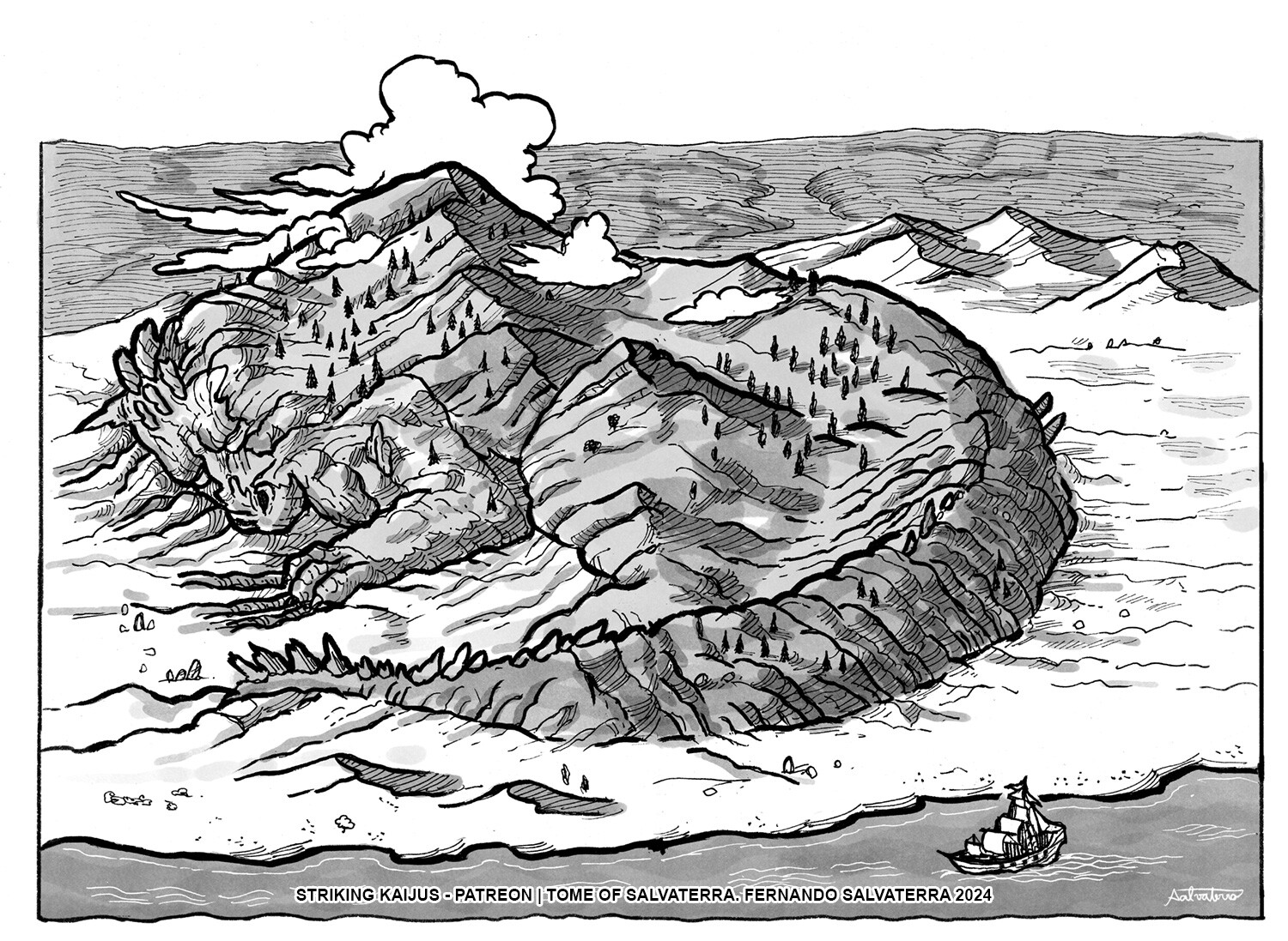 ArtStation - A Set of Kaijus