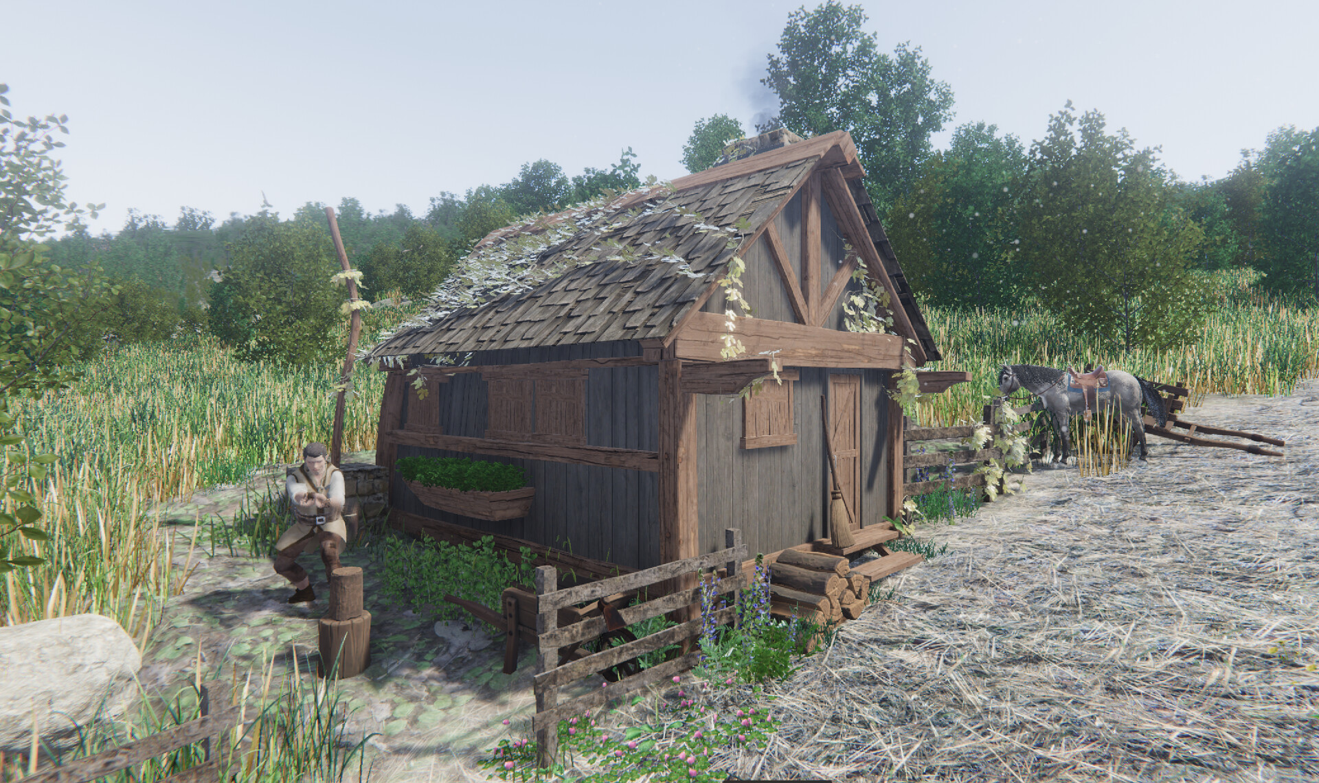 ArtStation - Medieval Wood Cutter