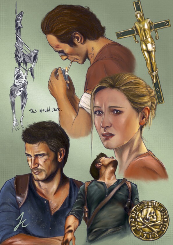 ArtStation - Uncharted Study Sheet