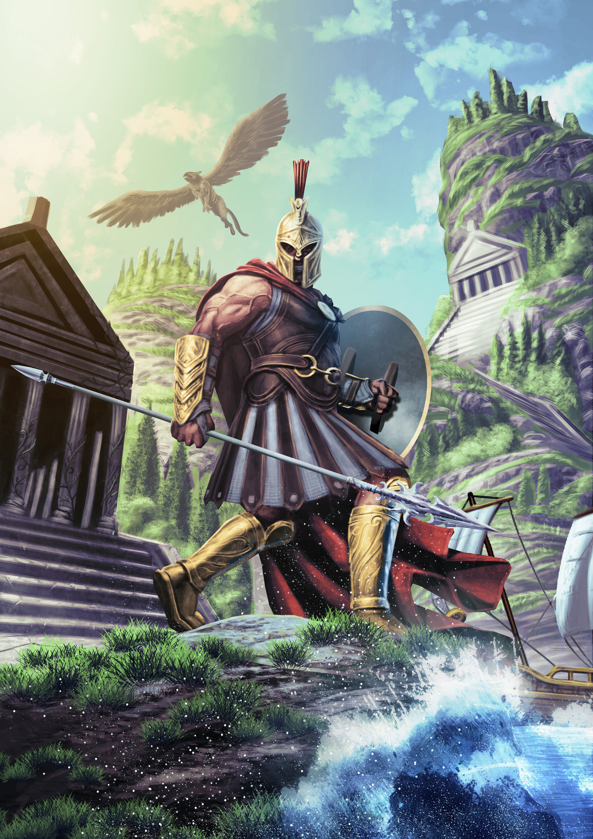 ArtStation - Kairos, book 1: The last gods