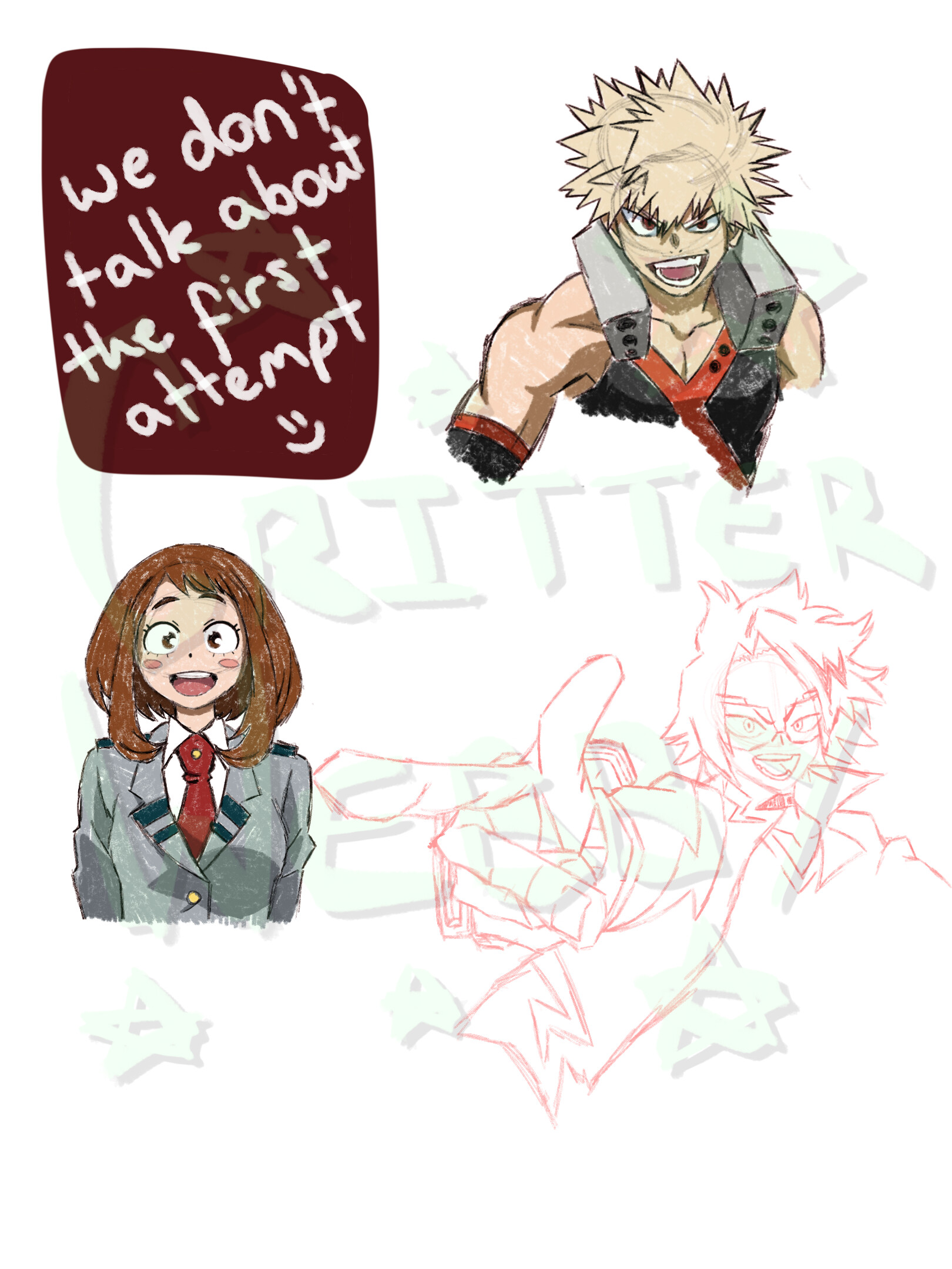 Artstation Mha Art Style Practise