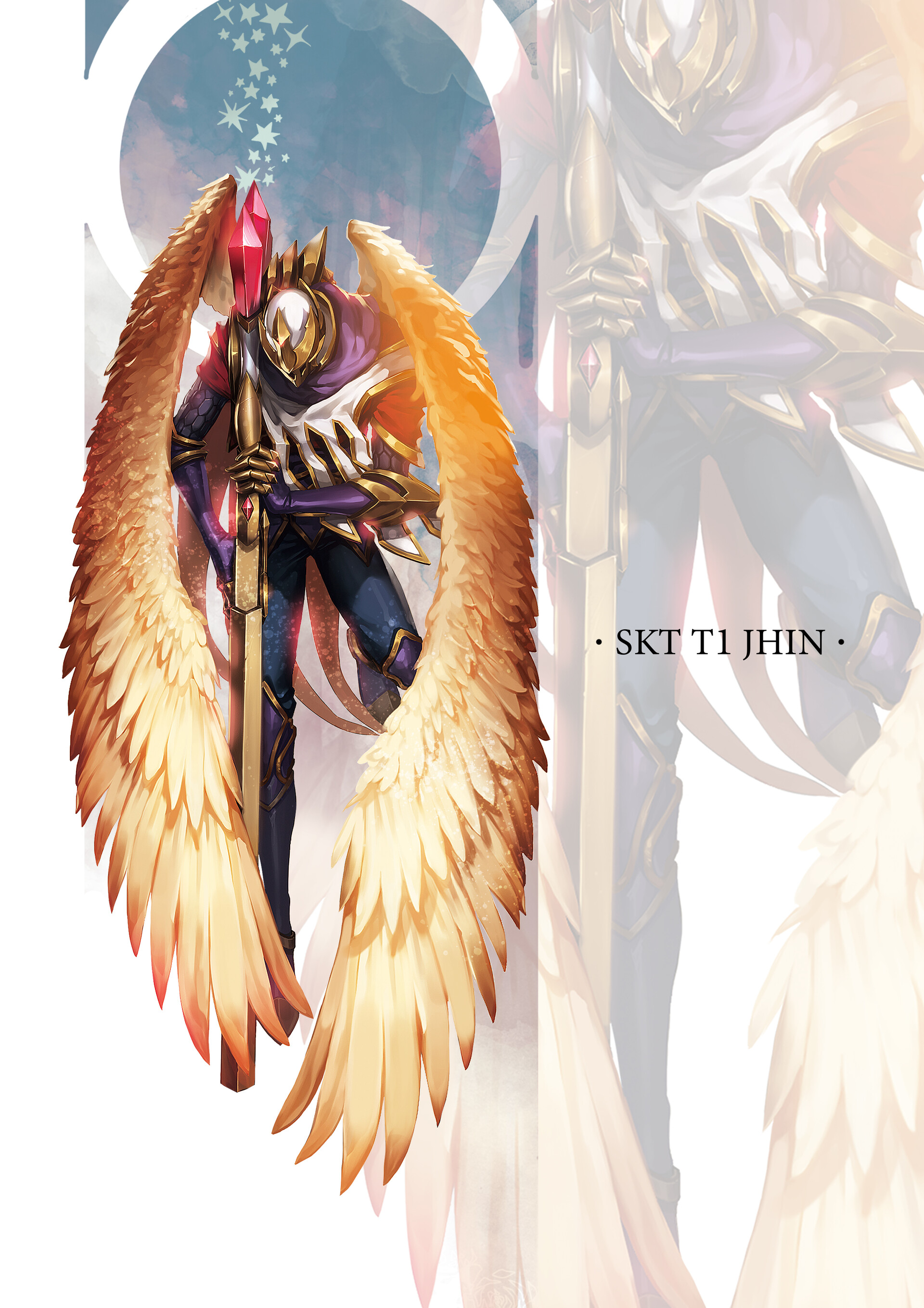 ArtStation - League of legend SKT T1 Jhin fan art