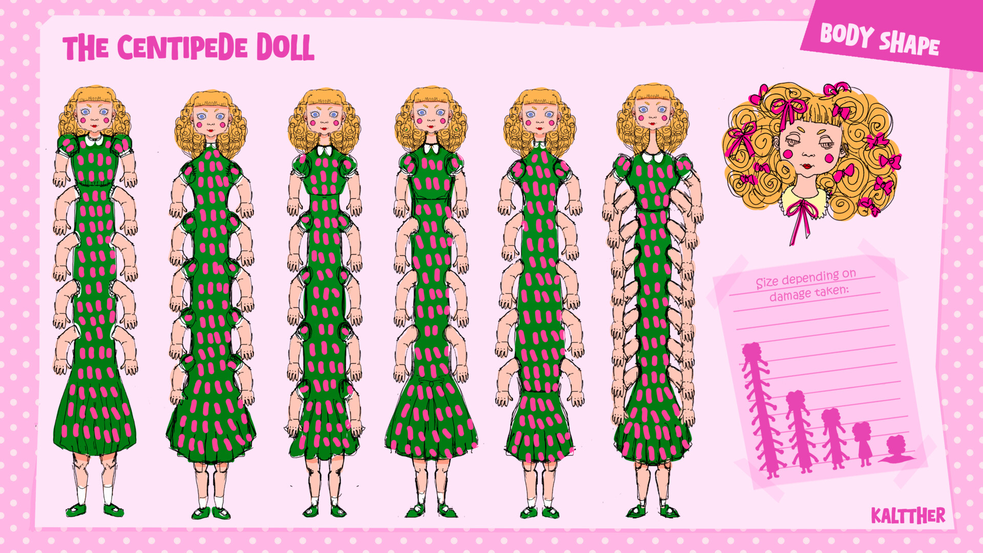 K. Stephanie Throssell - The Centipede Doll - Shoddy Toys