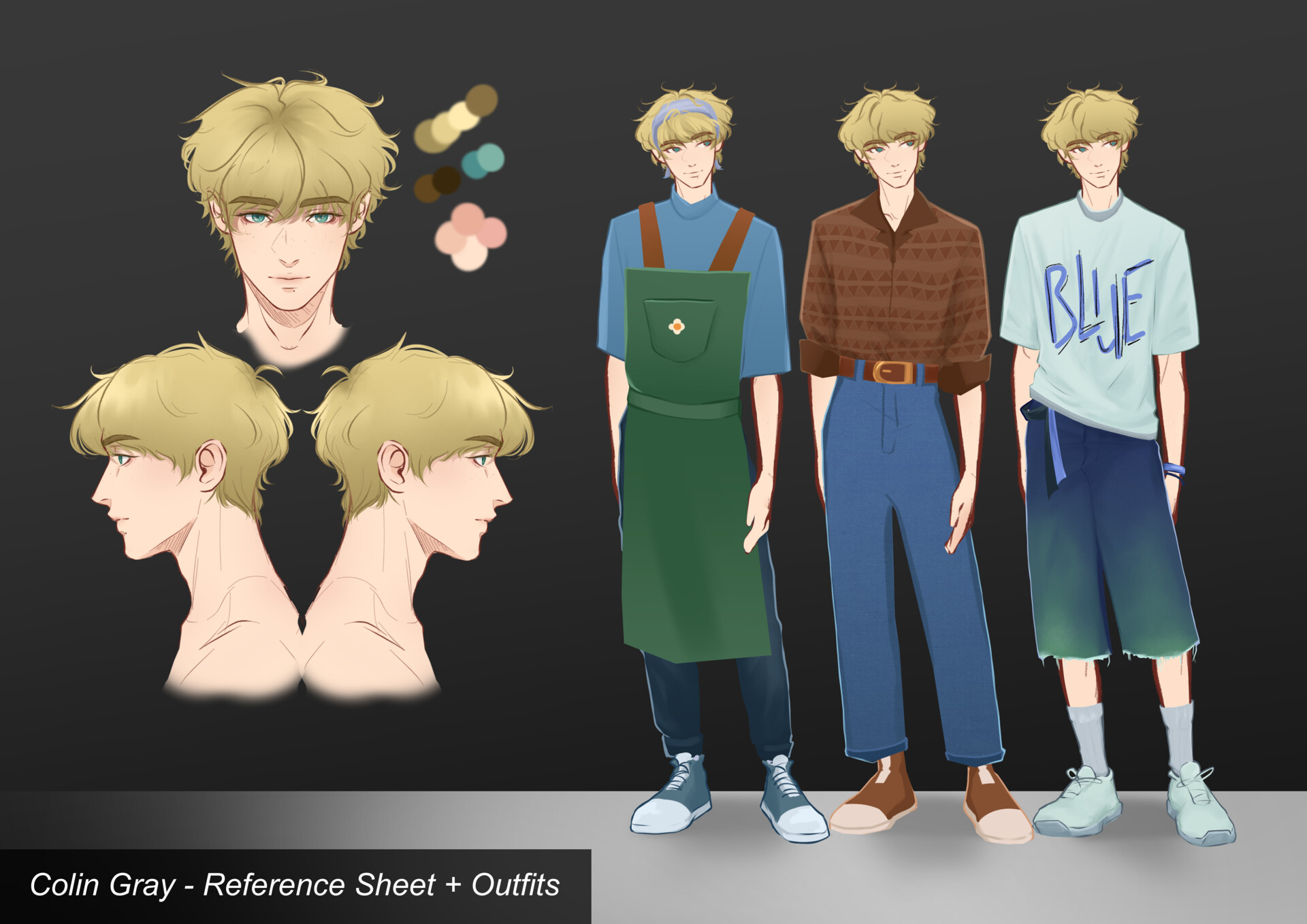 ArtStation - Colin Gray - Reference Sheet