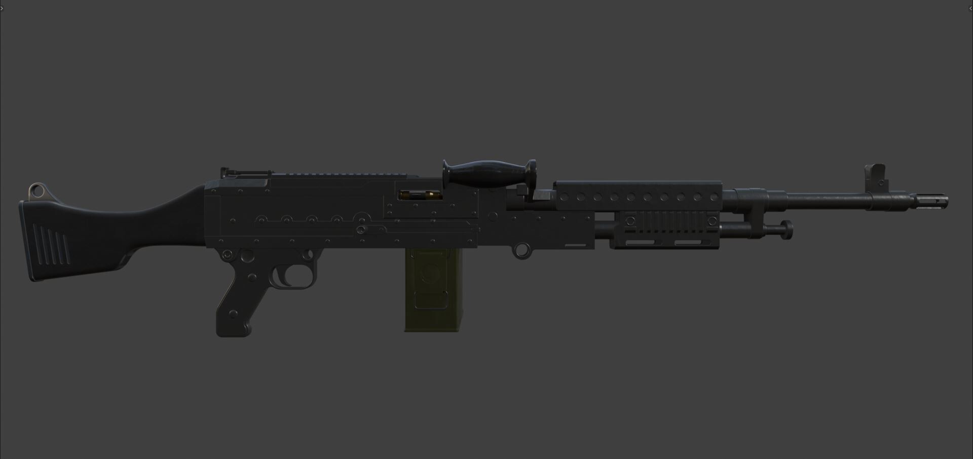 ArtStation - M240 Bravo 3D model