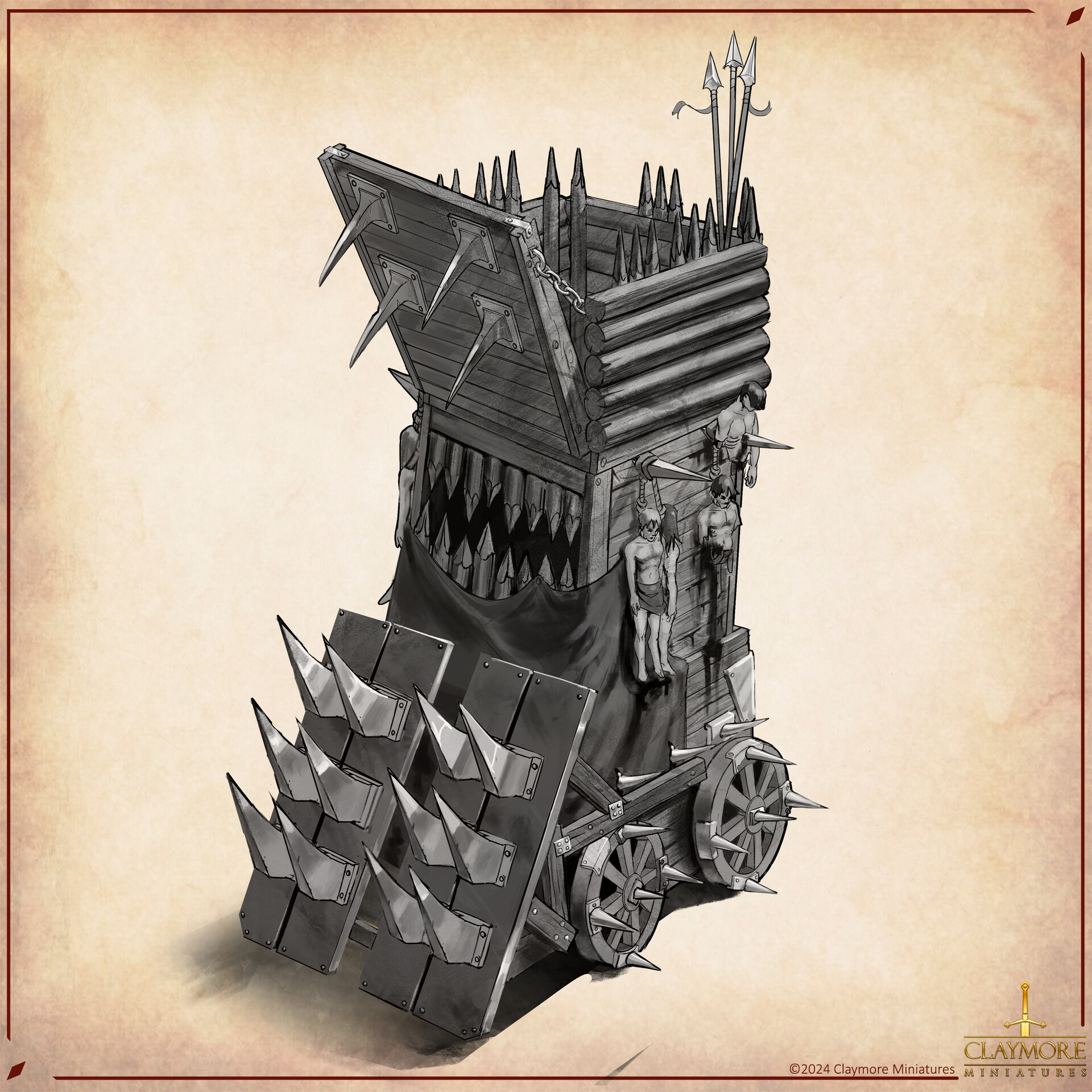 ArtStation - Orc Siege Tower - Claymore Miniatures
