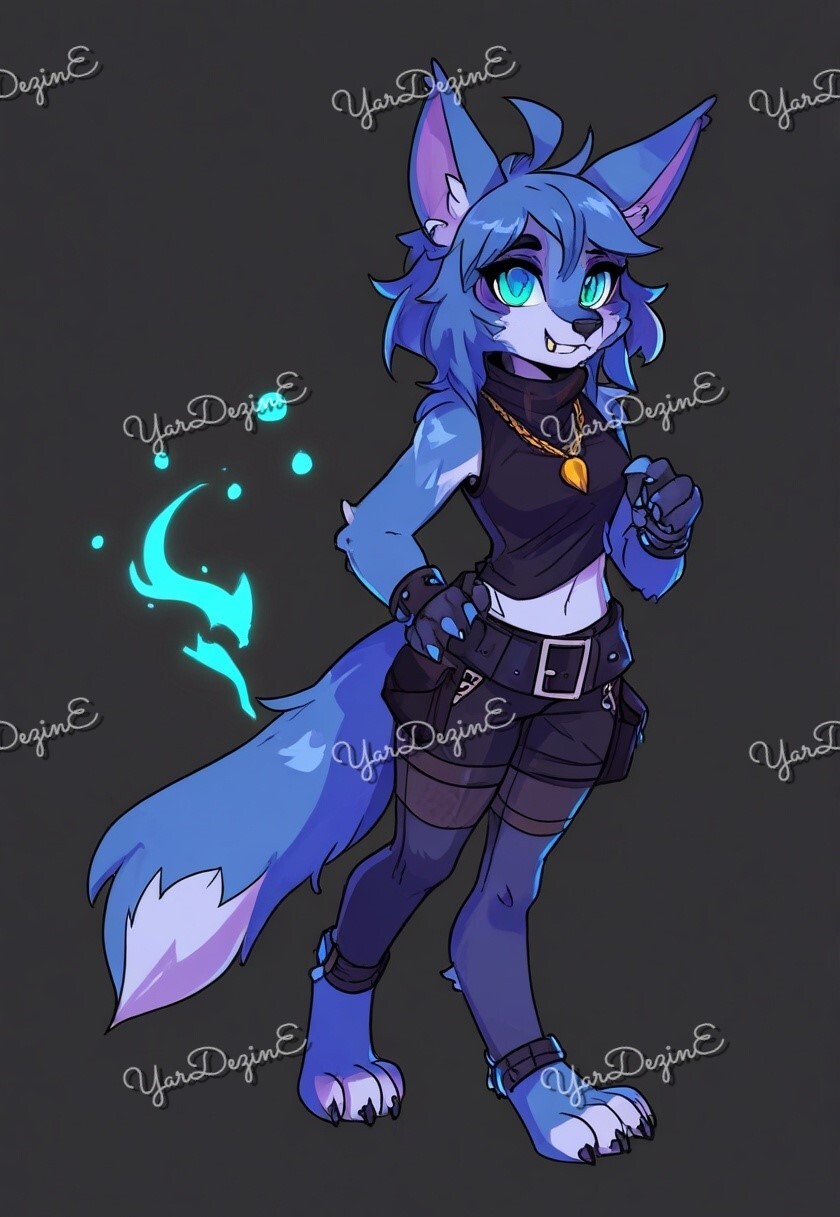 ArtStation - Recently did this furry for my lovely client. #2d #oc # ...