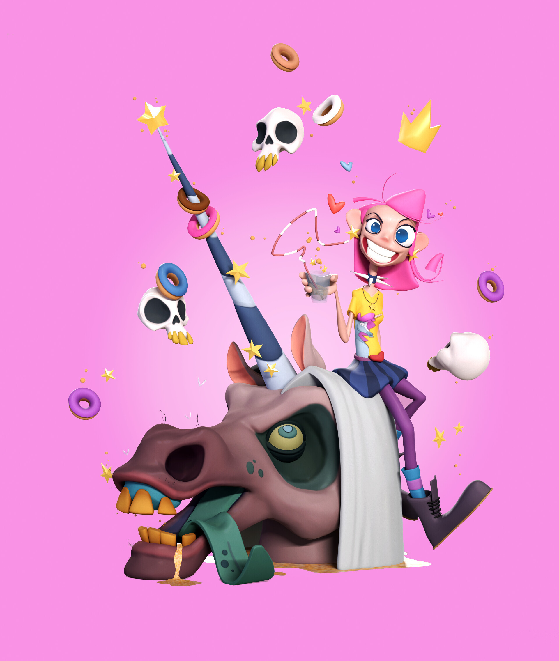 ArtStation - Unicorn Hunter