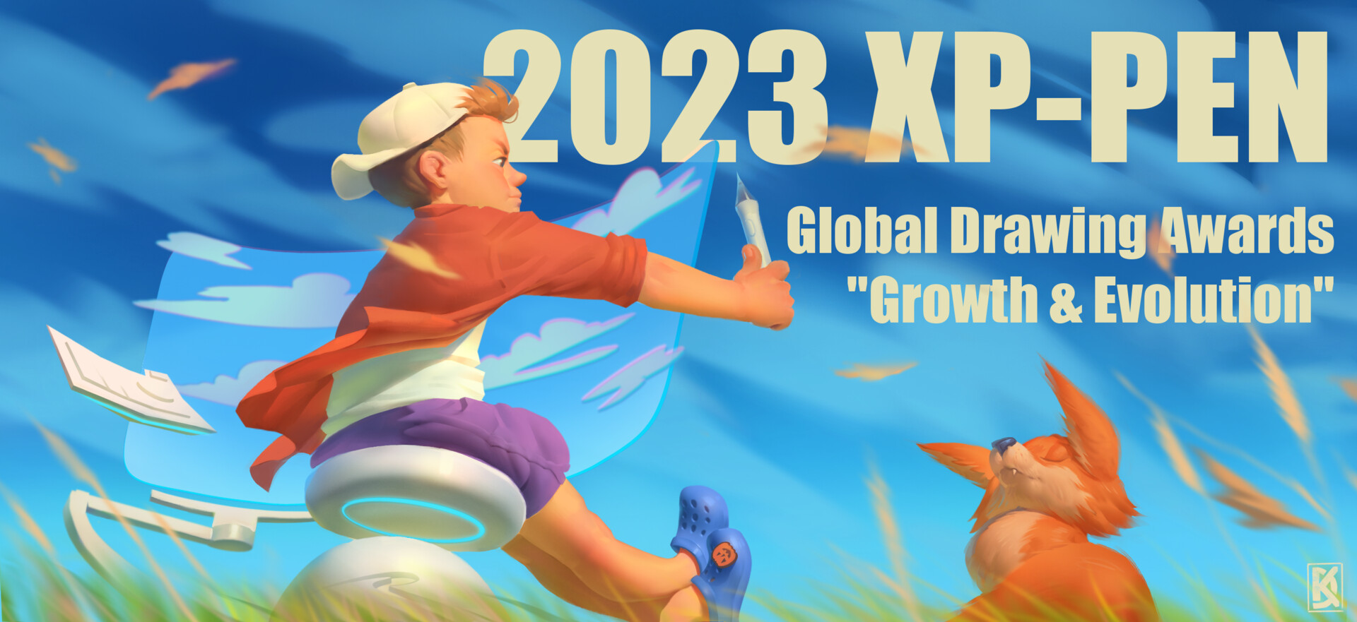 ArtStation - "Growth & Evolution". 2023. Made for XP-PEN competition.