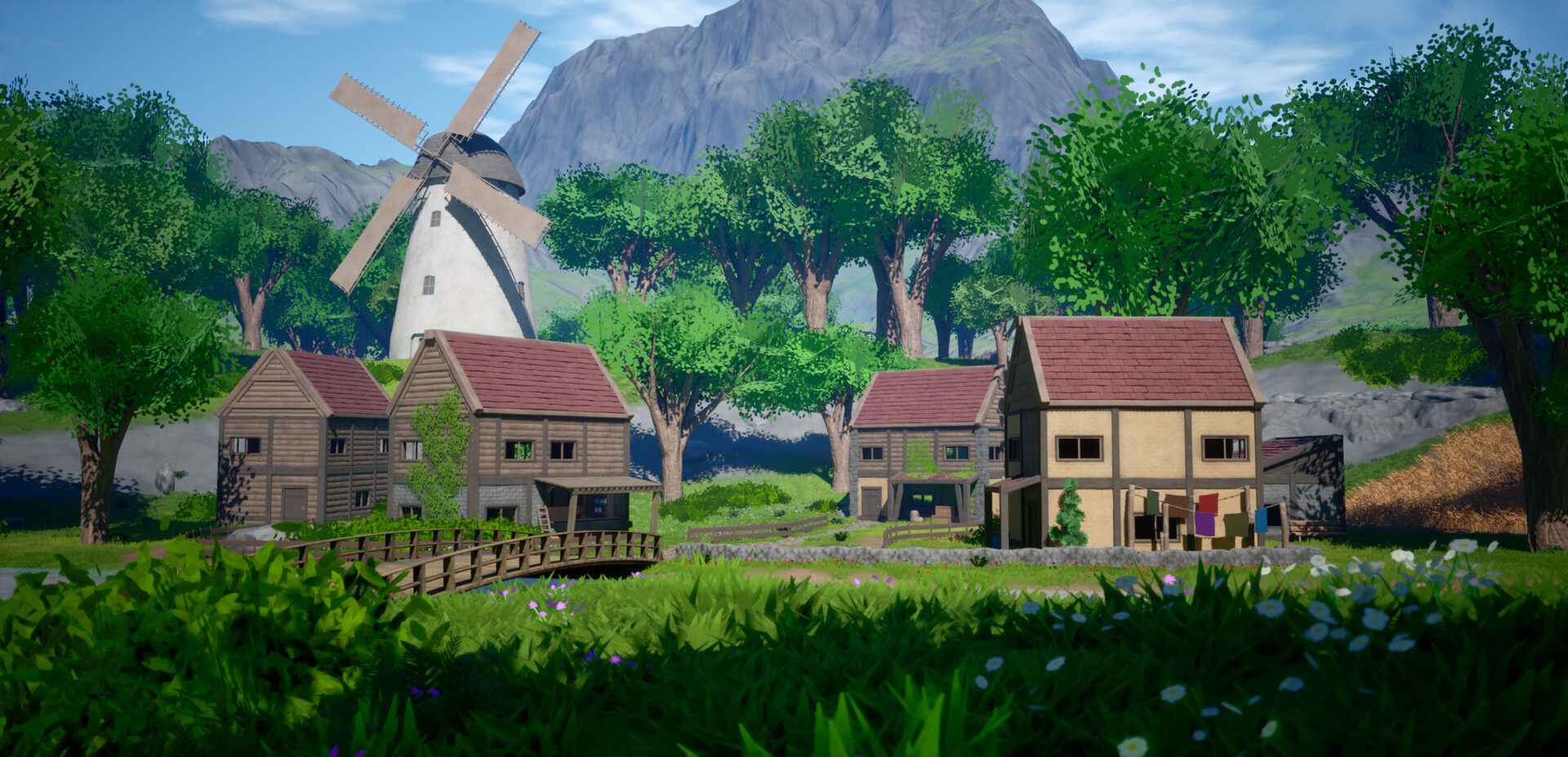 ArtStation - Stylized Village
