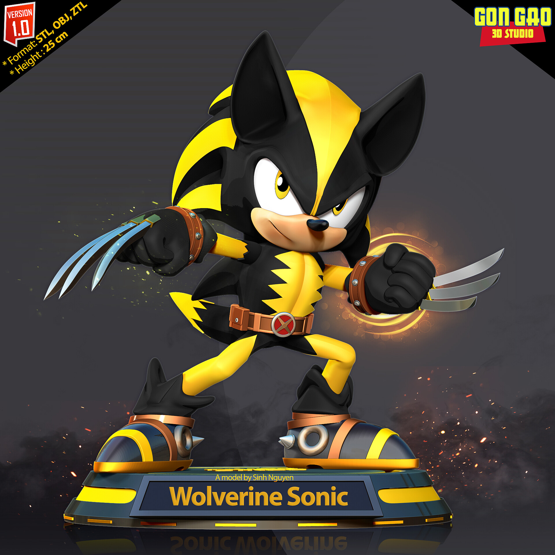 ArtStation - Wolverine Sonic