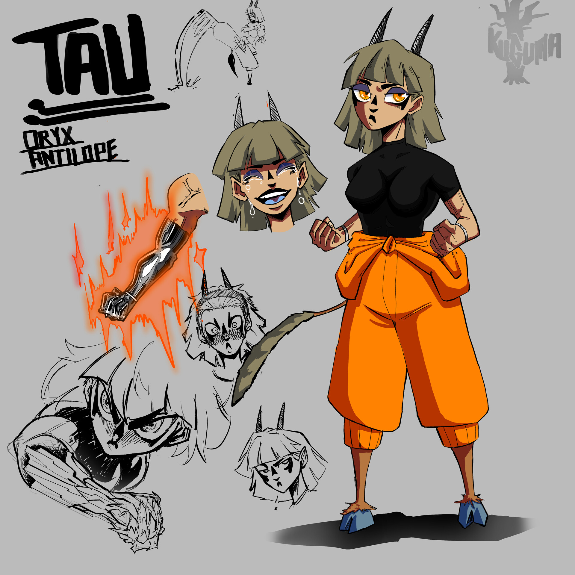 ArtStation - Tau Character sheet