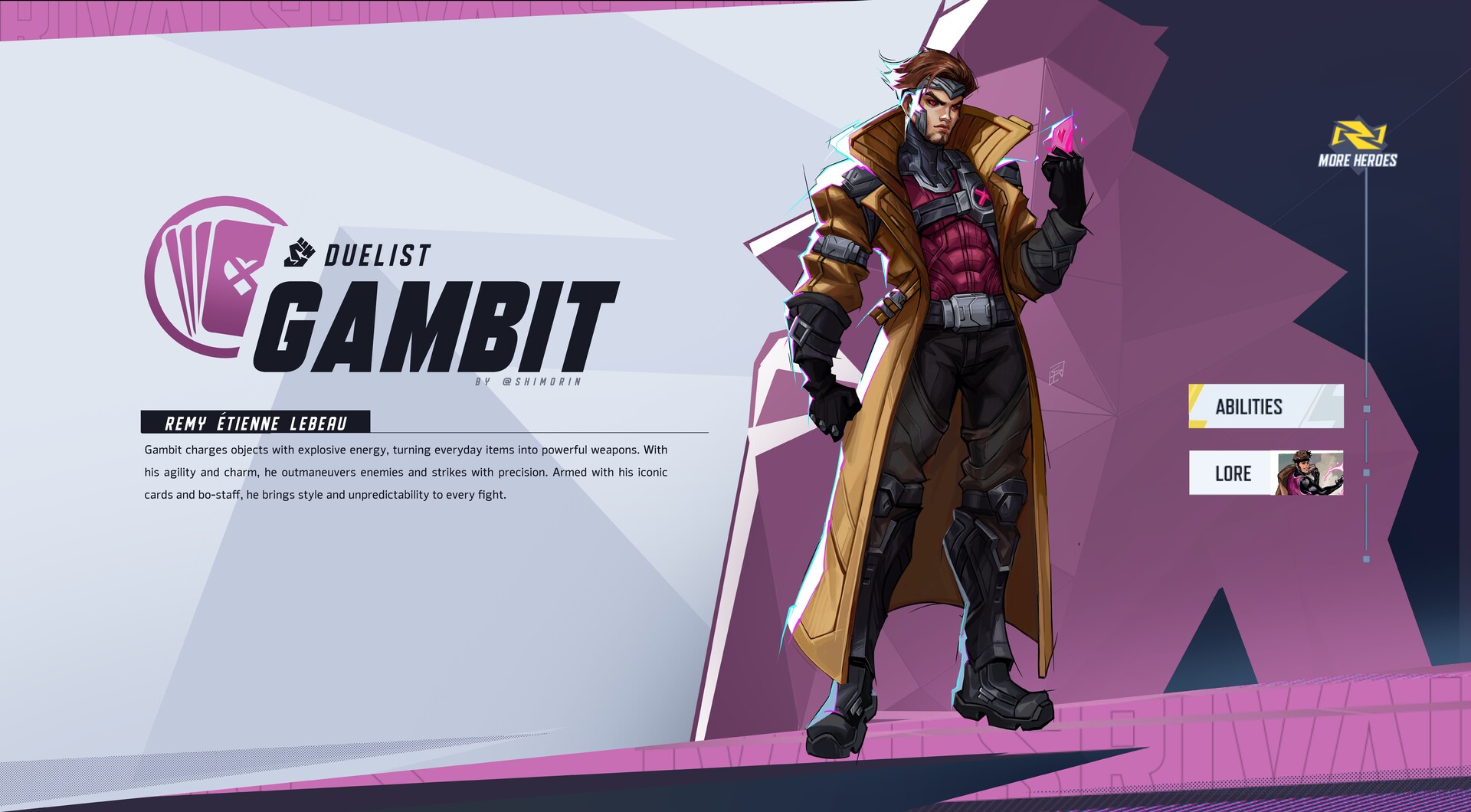 gambit marvel rivals